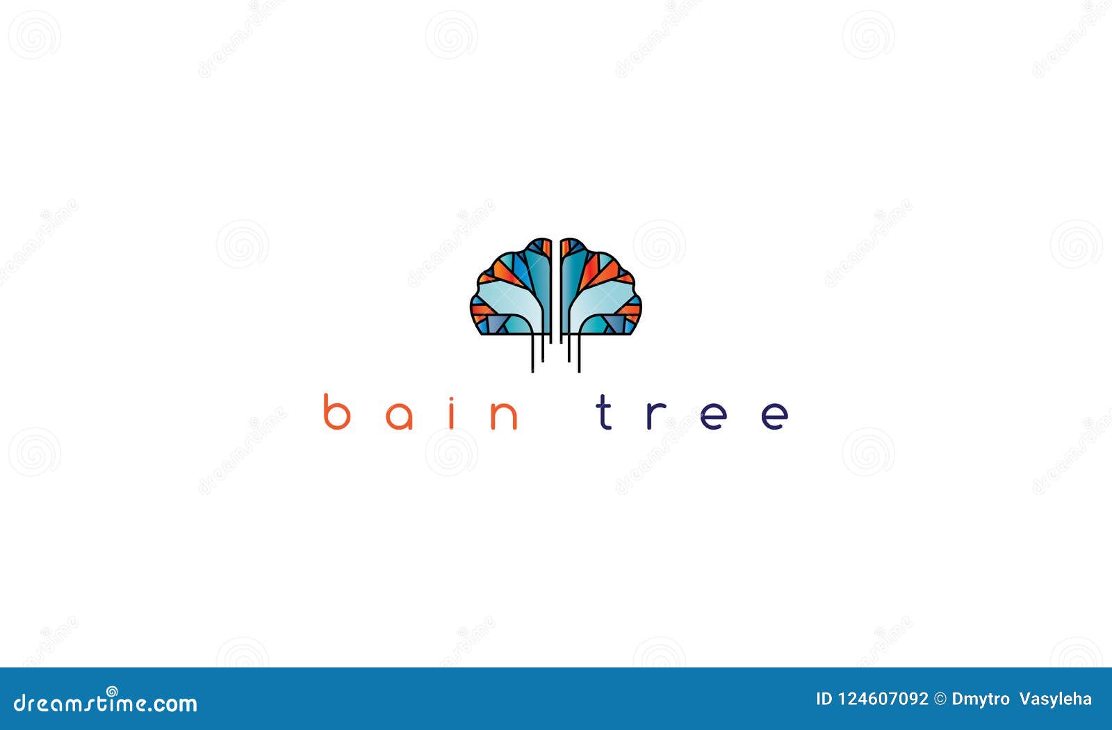 Brain Tree Vector Logo Image Stock Vector - Illustration of idea, color ...