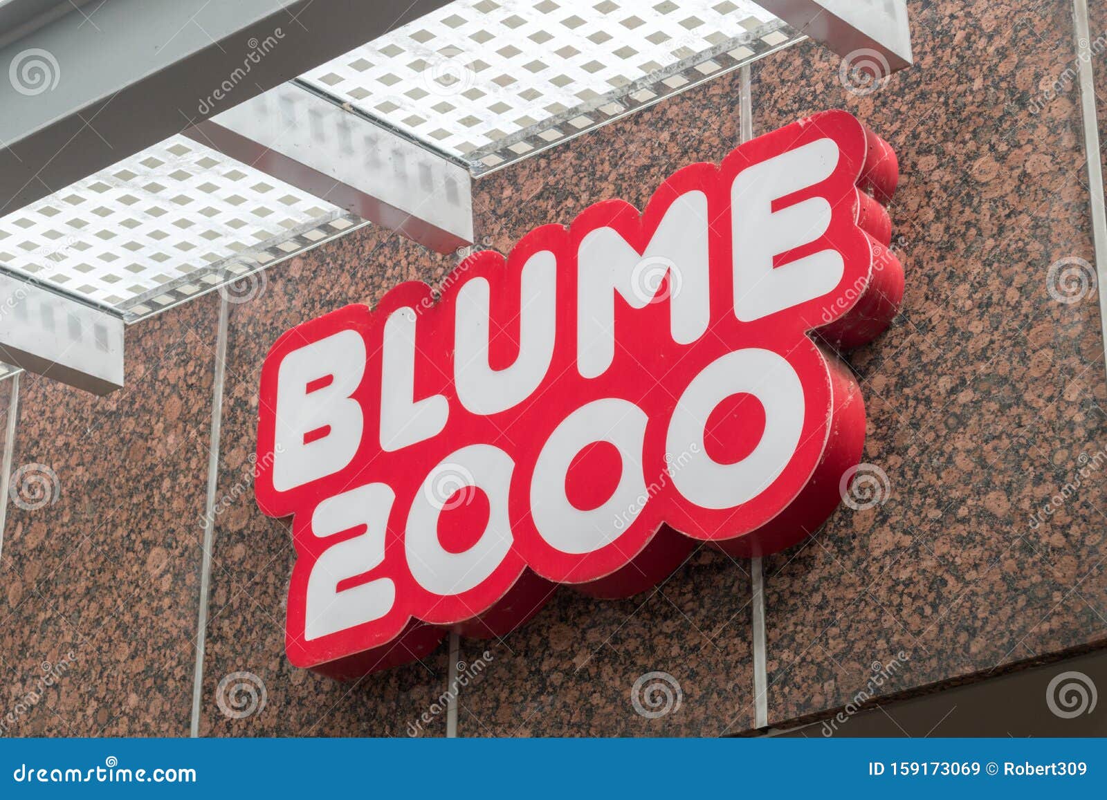 Logo and Sign of Blume 2000 Editorial Stock Image - Image of chain ...