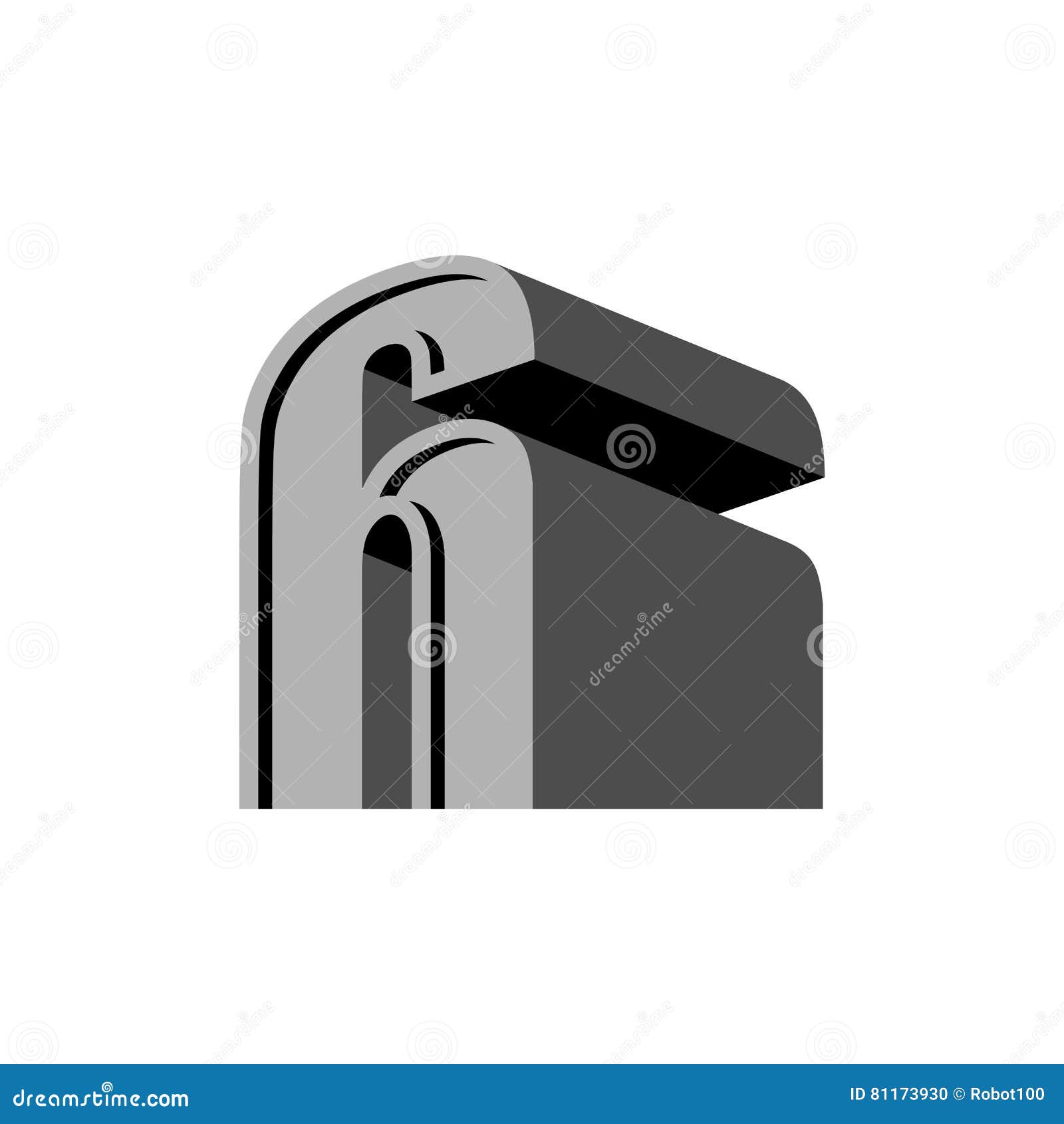 6 logo. Six 3D emblem stock vector. Illustration of branding - 81173930