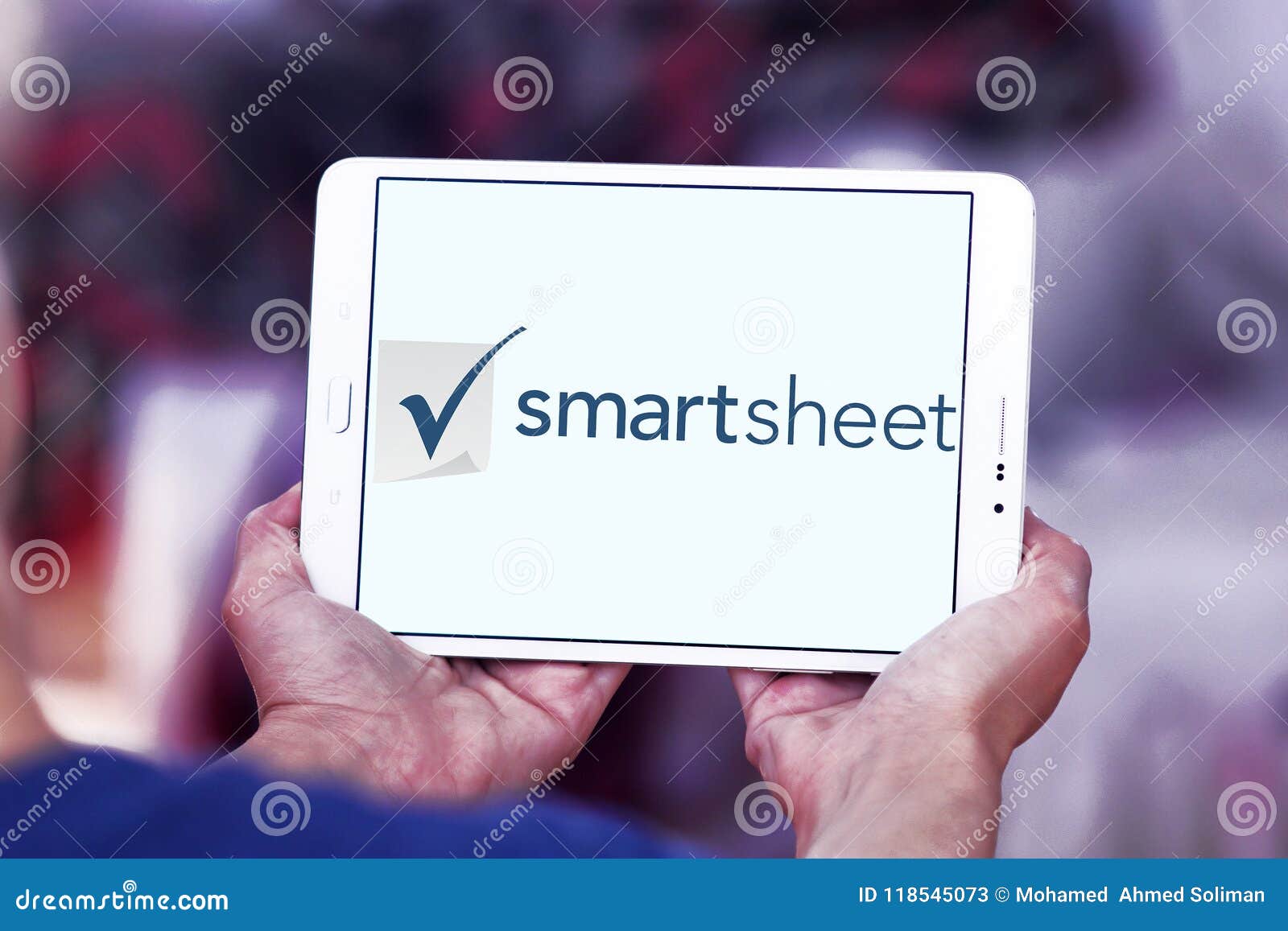 Smartsheet software logo editorial stock photo. Image of saas - 118545073