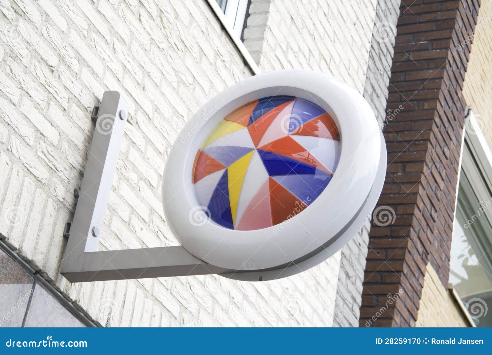 Logo of the SNS Bank editorial image. Image of street - 28259170