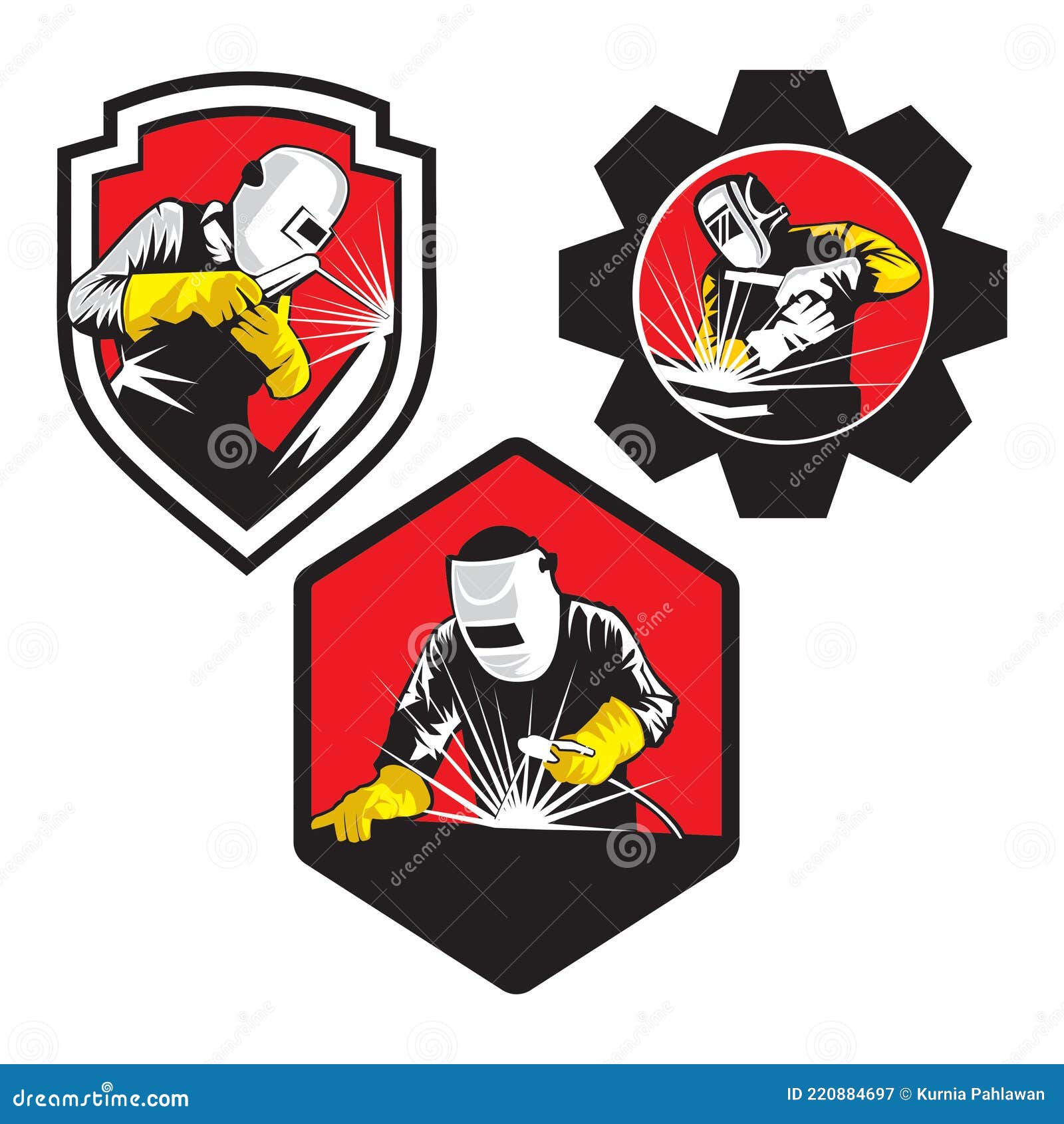 Logo Soudeur Vectoriel Industriel Illustration Stock - Illustration of ...