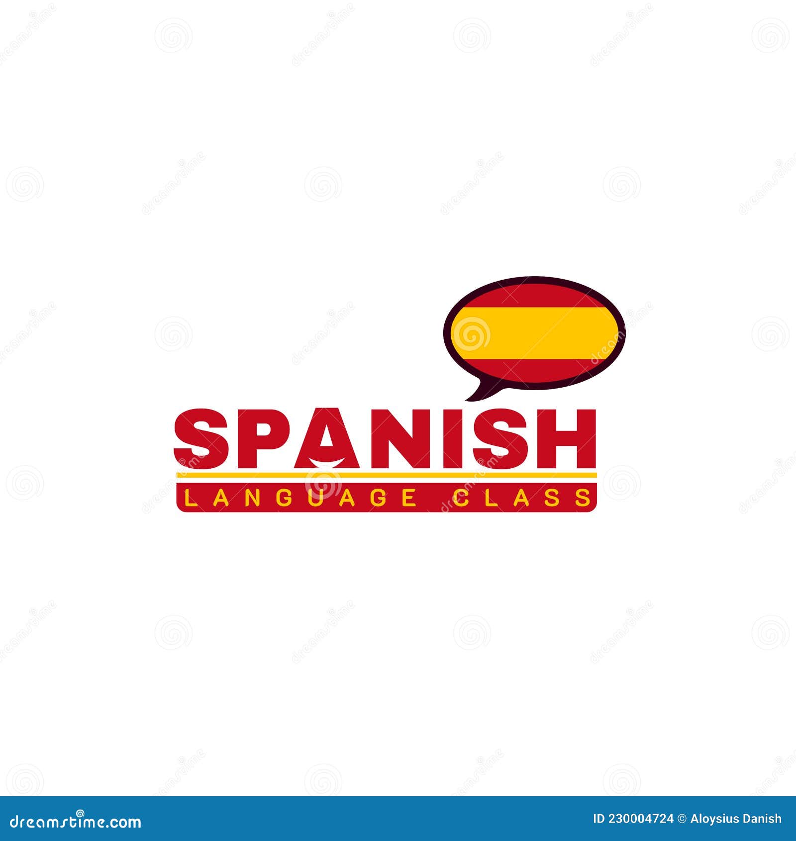 Learning Spanish Language Class Logo. Language Exchange Program, Forum ...