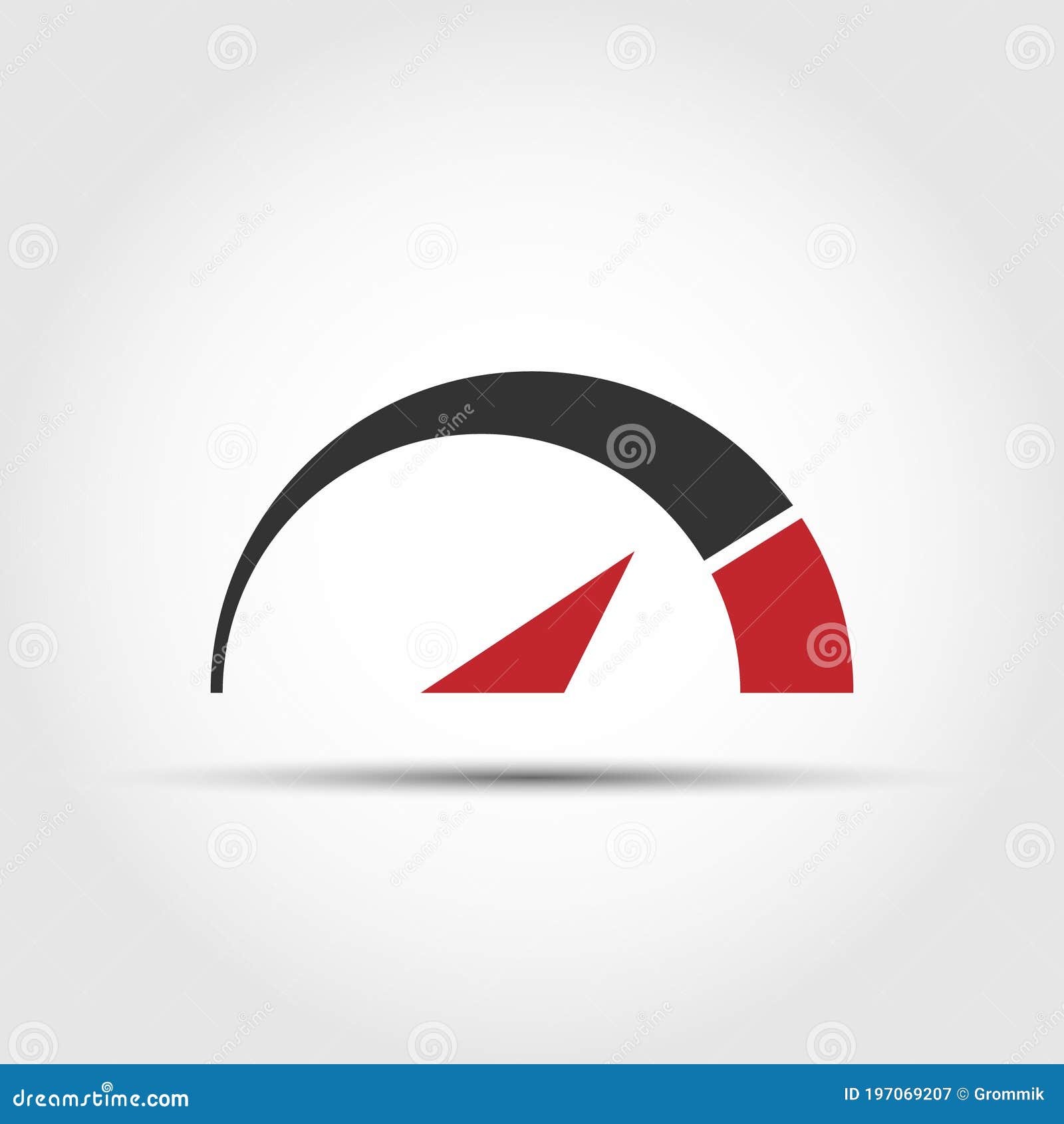 Logo Speedometer Gear Needles Cartoon Vector | CartoonDealer.com #191101249