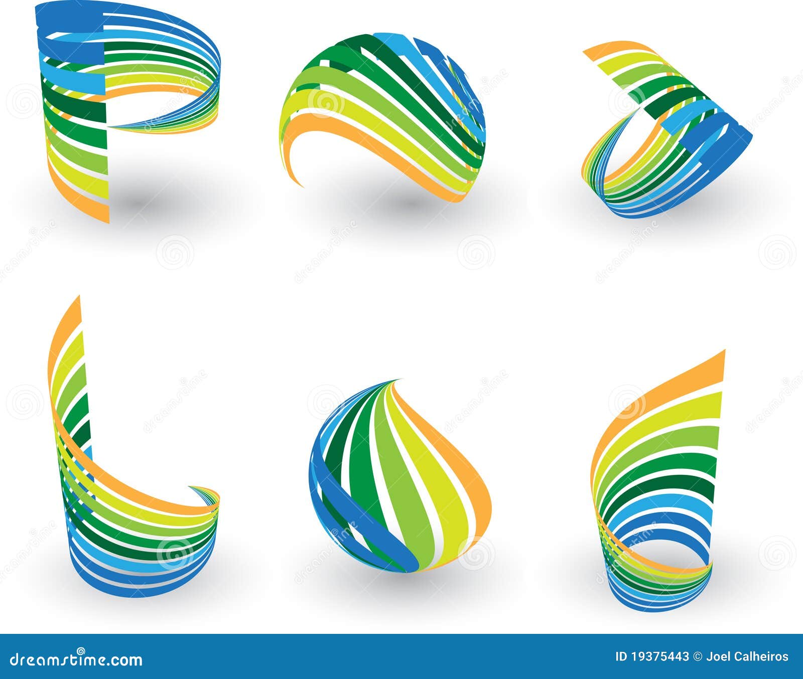 Logo spiral stock vector. Illustration of graphic, glossy - 19375443