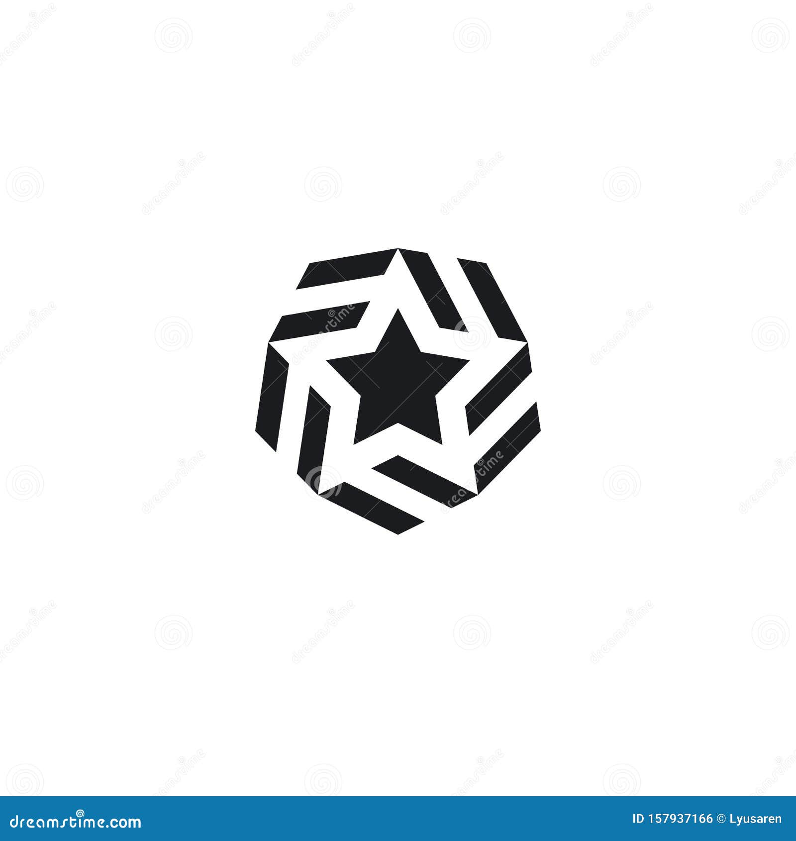 Logo Star Icon. Premium Star in Modern Style Stock Illustration ...