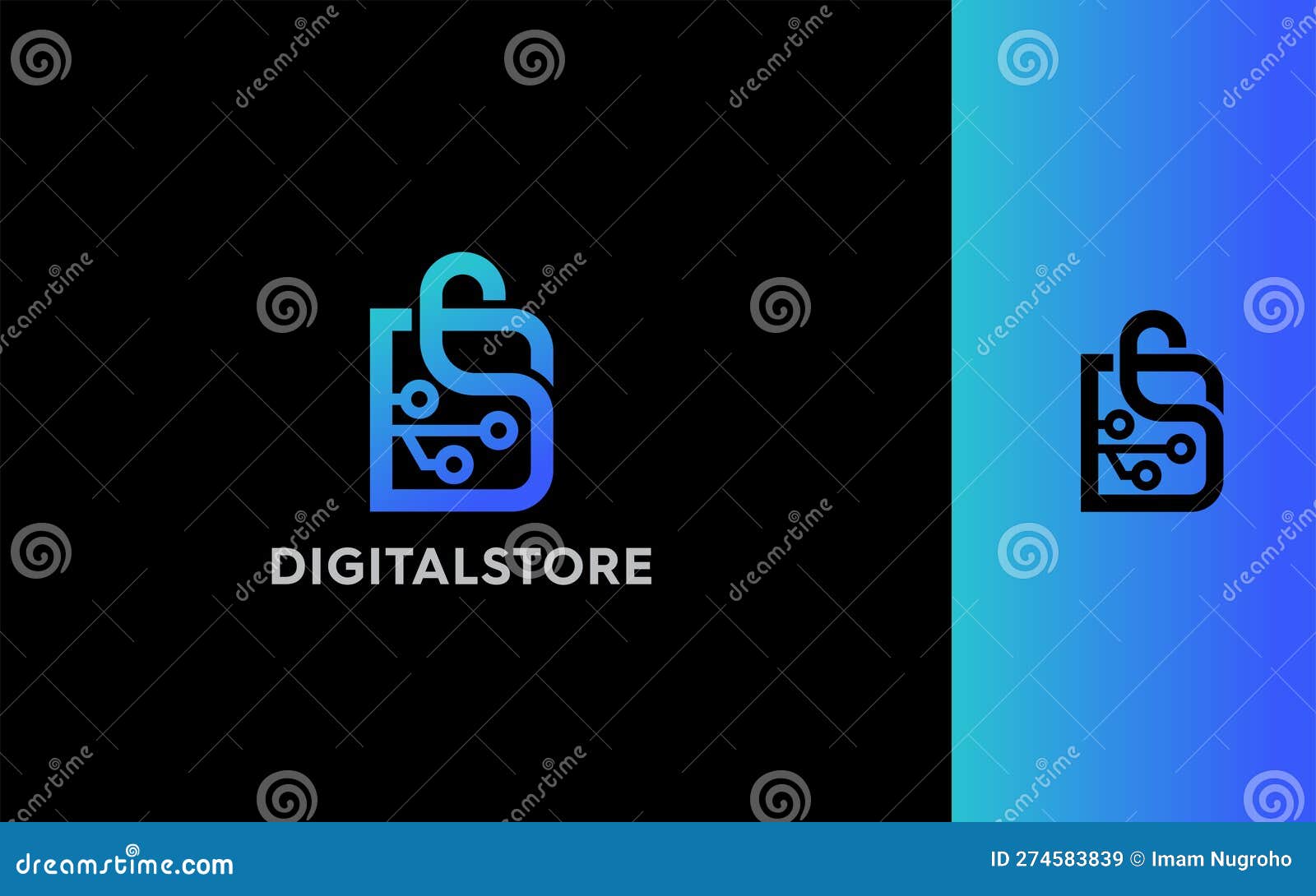 Digital Store Modern Logo Vector Stock Vector - Illustration of auto ...