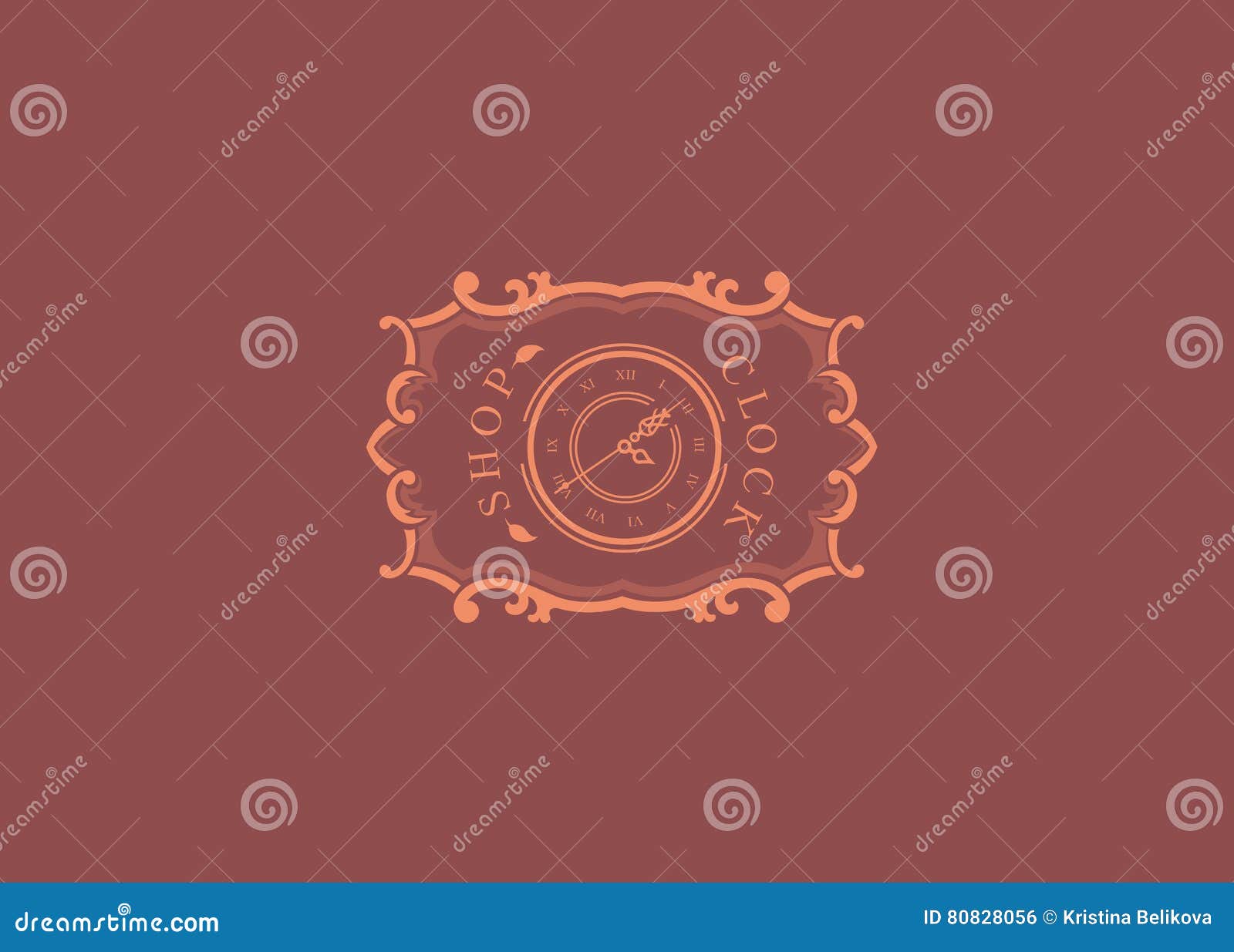 Logo for Store Hours, Floral Frame Stock Vector - Illustration of ...