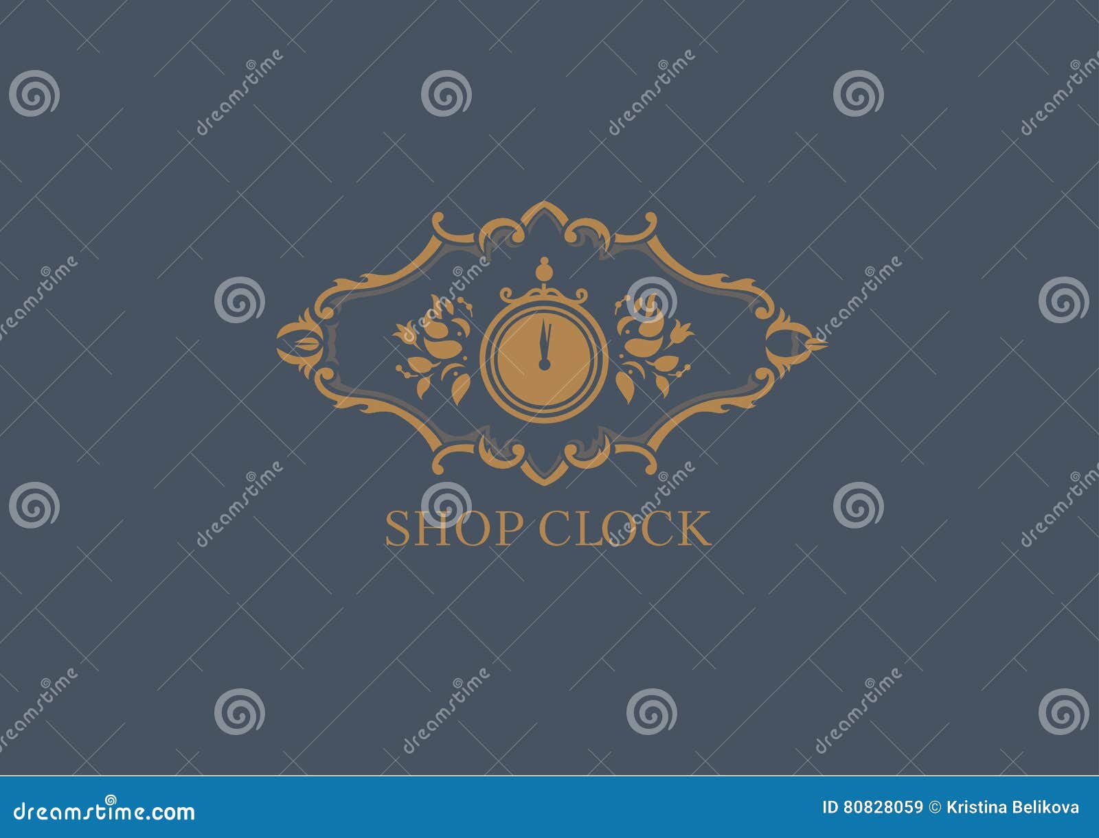 Logo for Store Hours, Floral Frame Stock Vector - Illustration of ...