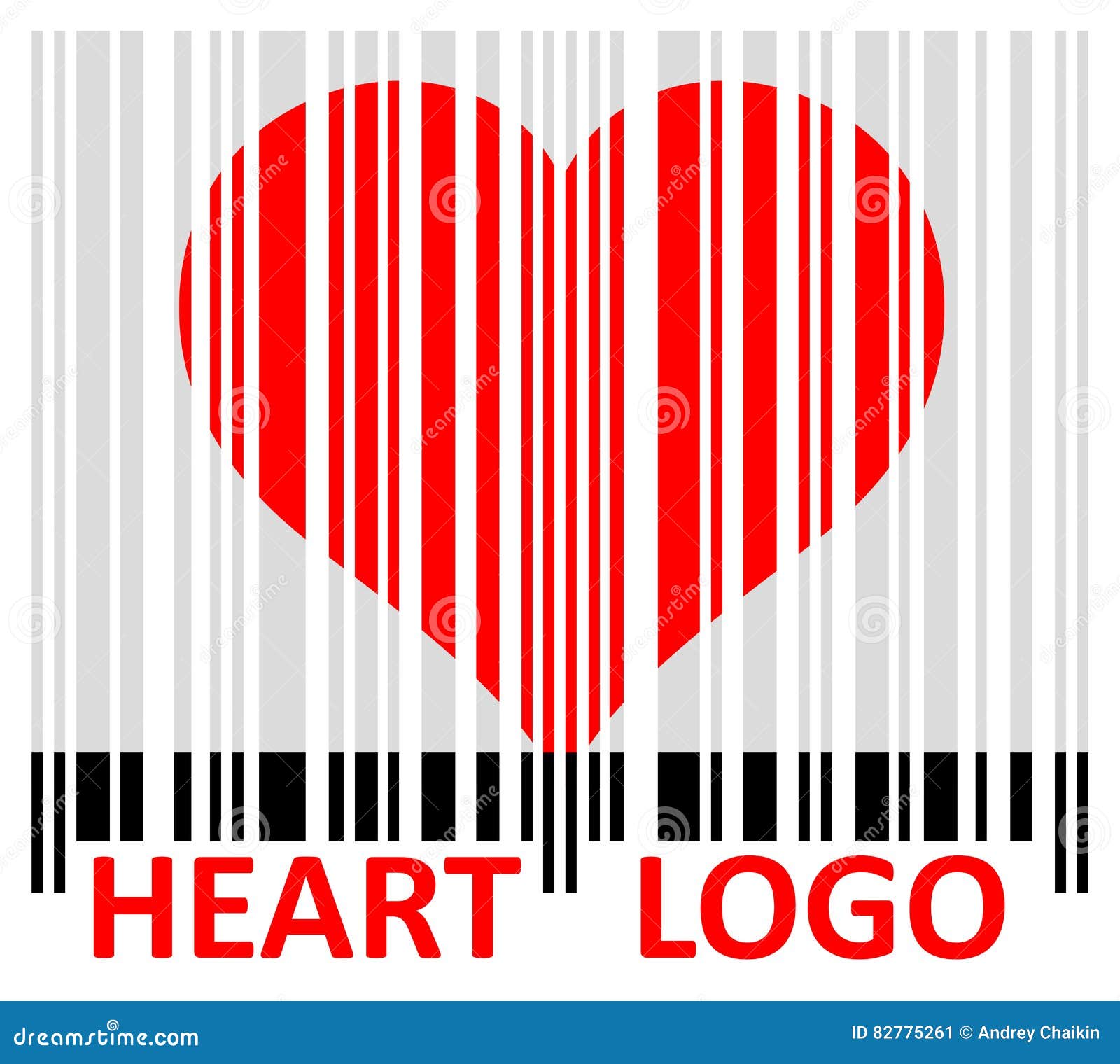 Logo stylized heart. stock vector. Illustration of valentine - 82775261