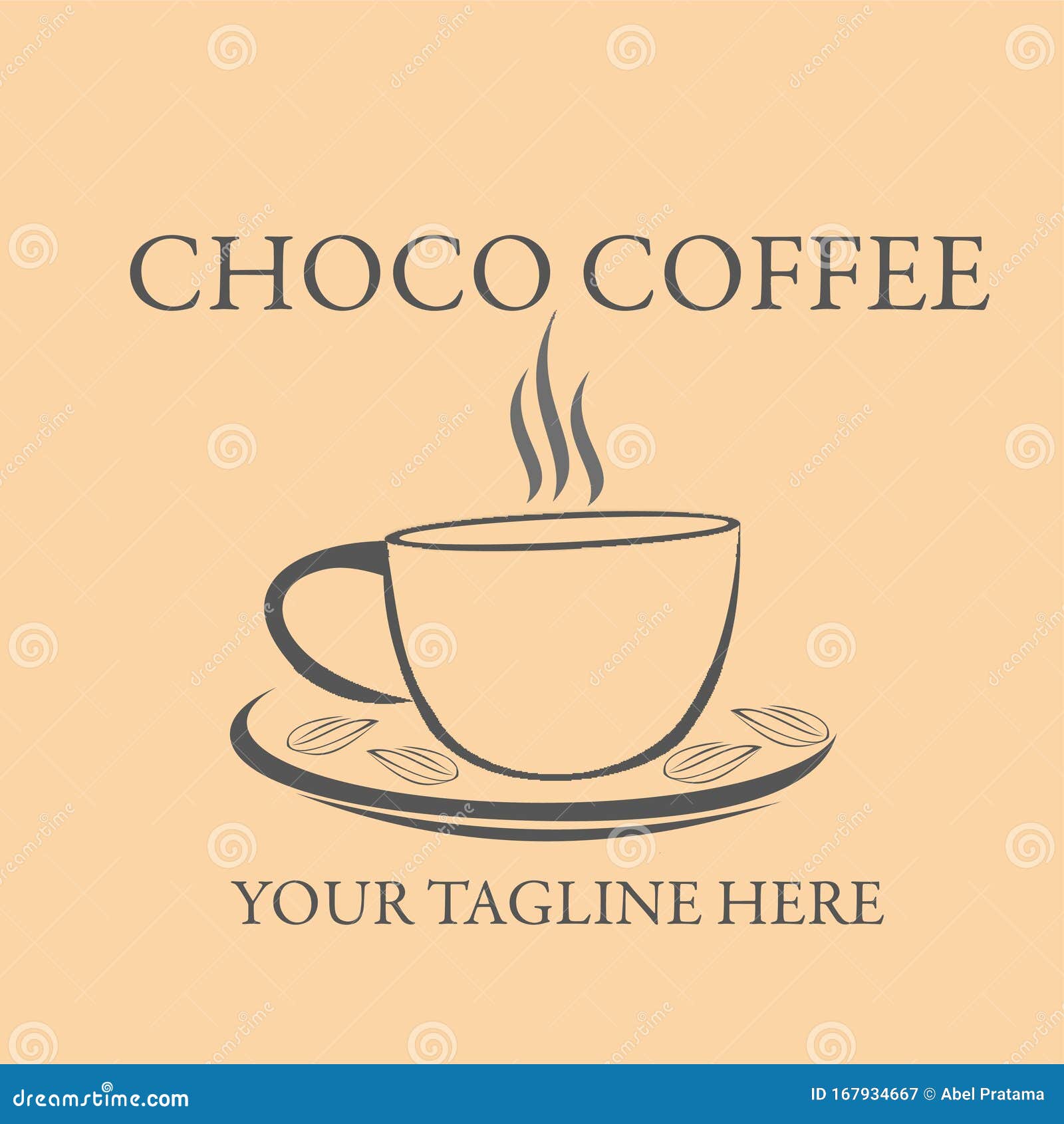 Choco Coffee Logo Template Design Vector Stock Vector - Illustration of ...