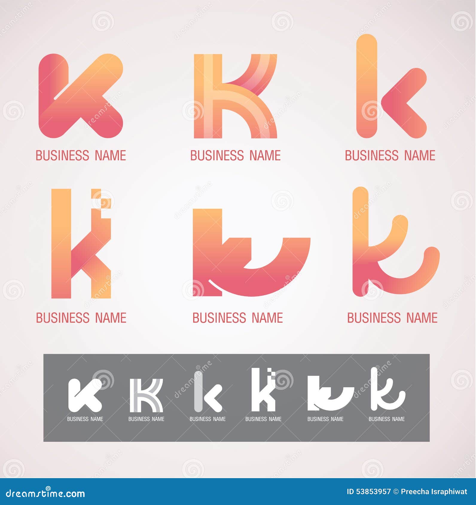 Logo and Symbol Design K Concept Stock Vector - Illustration of icon ...