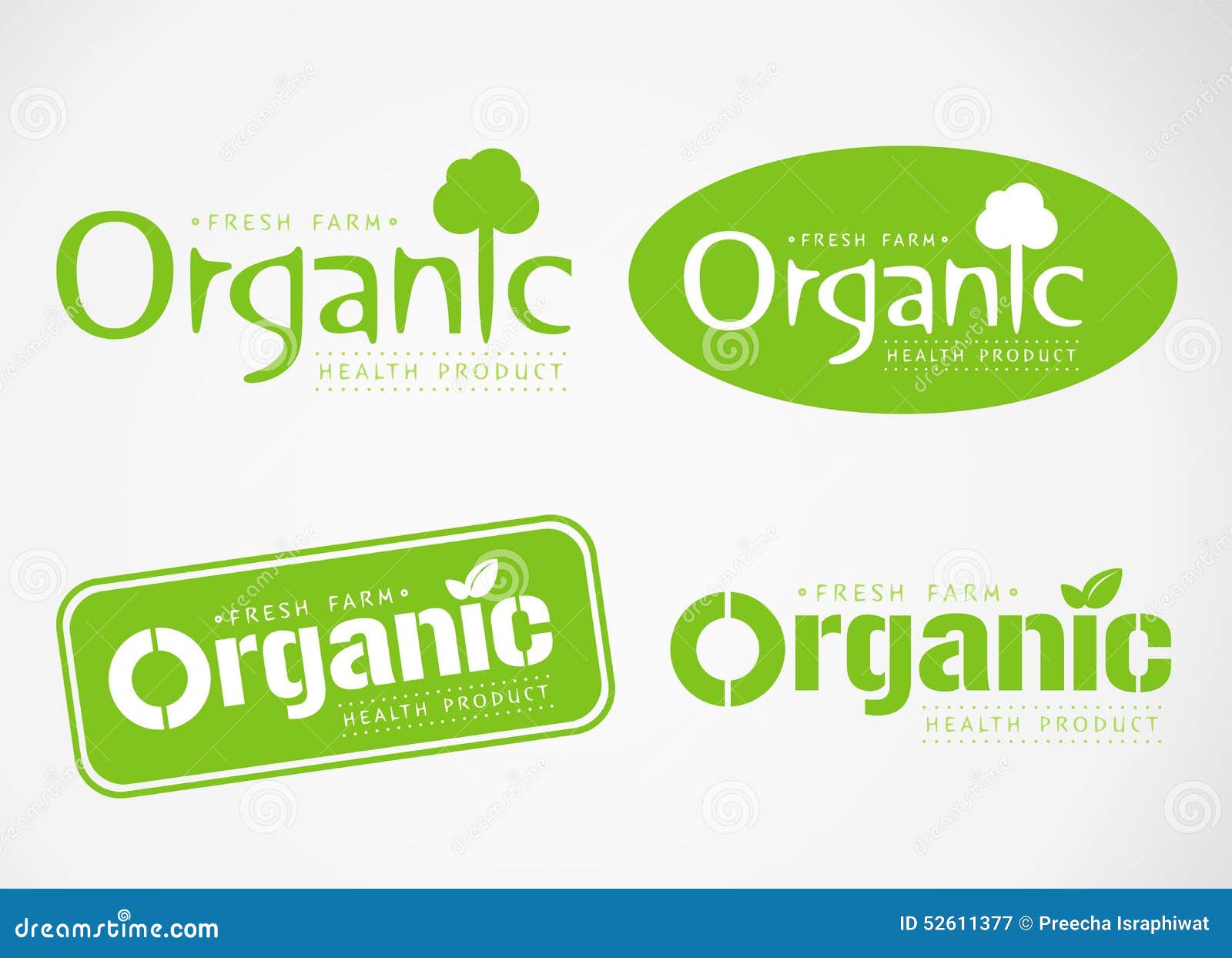 Logo And Symbol Design Organic Cartoon Vector | CartoonDealer.com #52611377