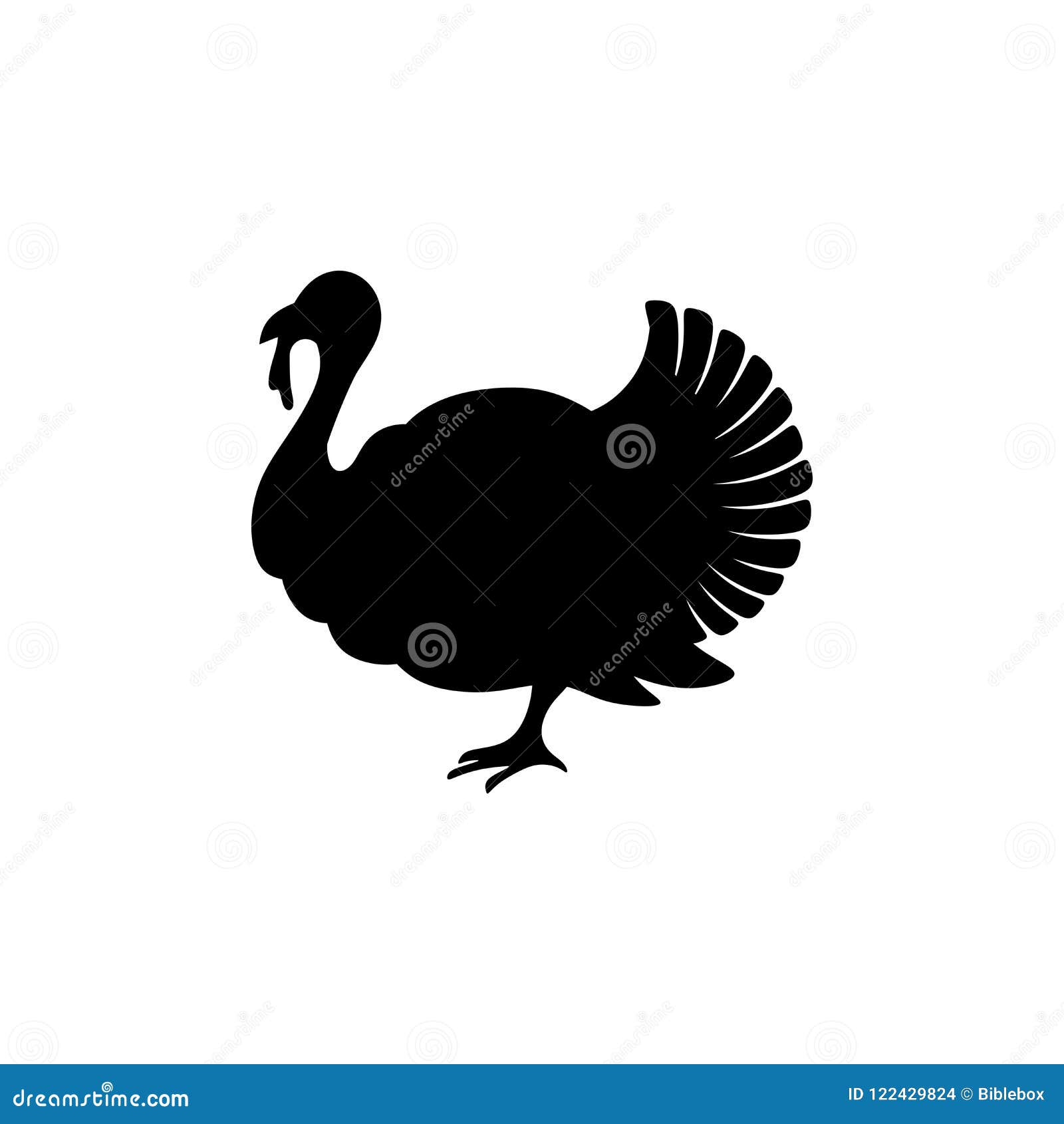 Logo and Symbol of a Turkey for Thanksgiving. Stock Vector ...