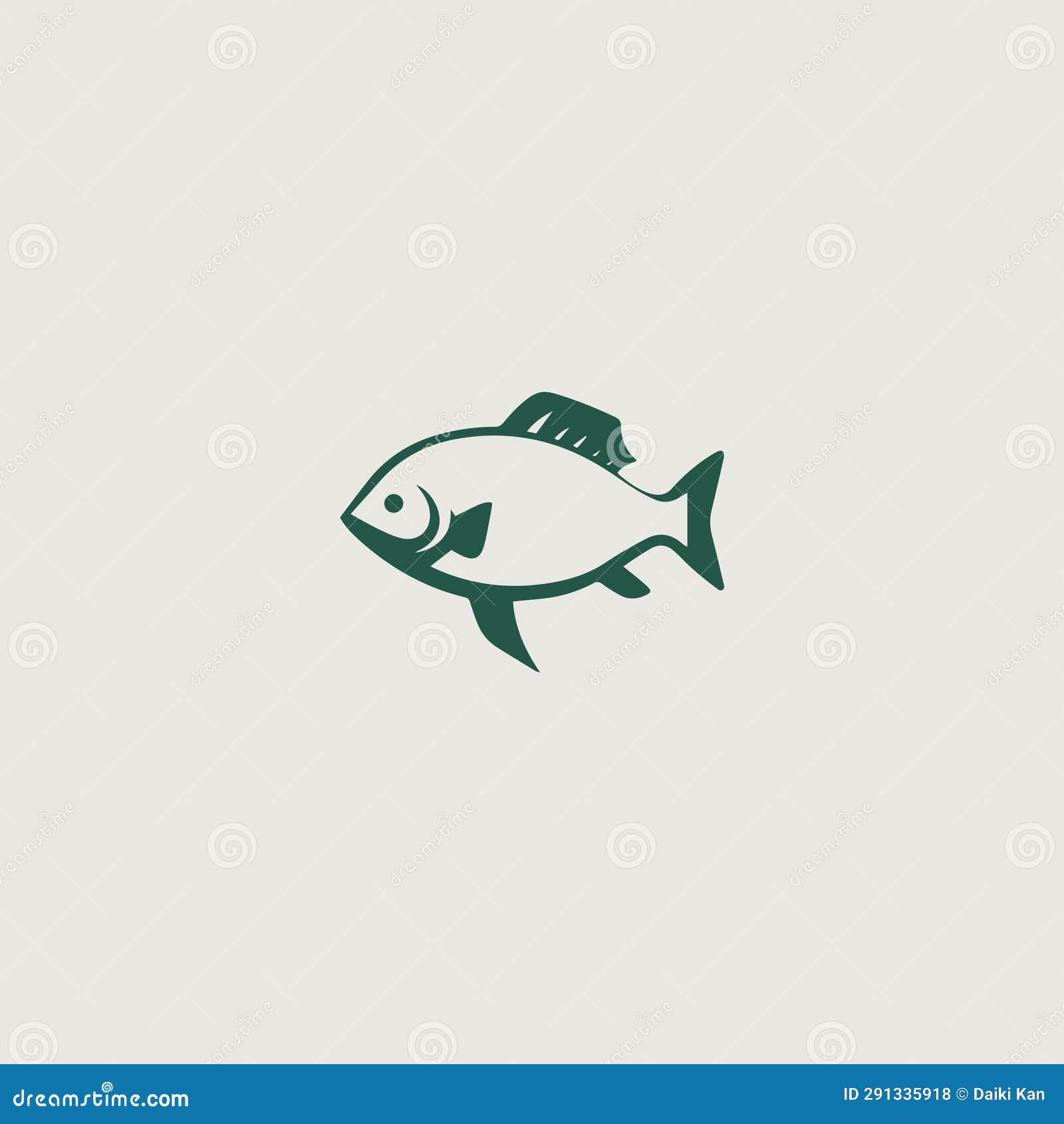 A Logo that Symbolically Uses the Fish Stock Illustration ...