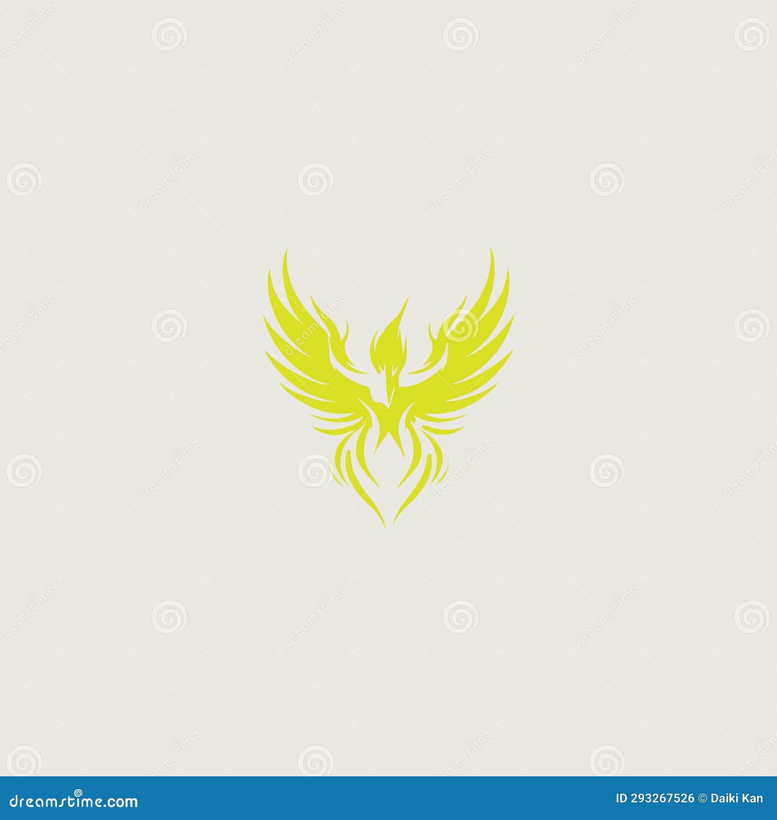 A Logo that Symbolically Uses a Phoenix. Stock Vector - Illustration of ...