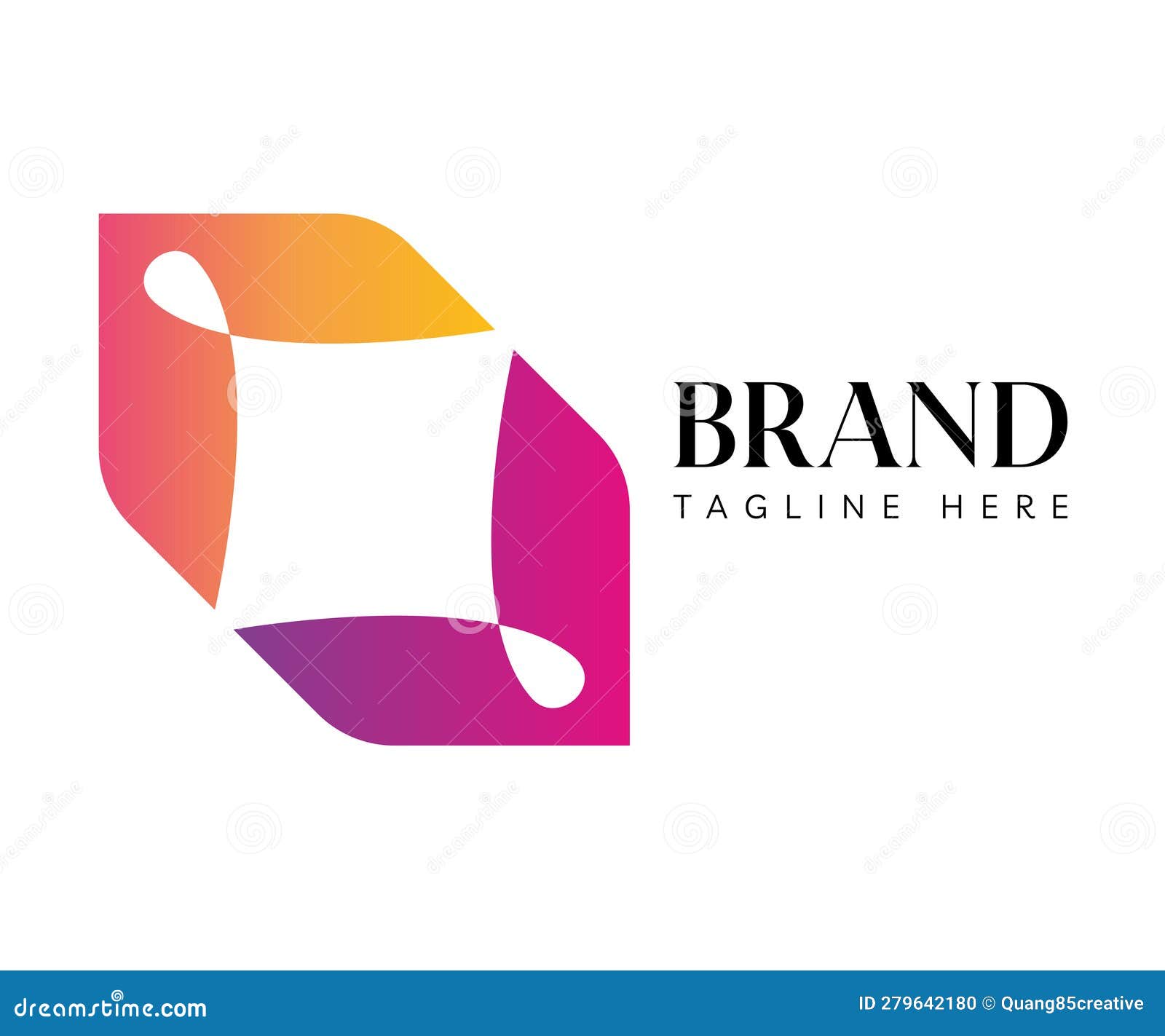 Arrow Logo Design. Geometric Logo with Rhombus Logo, Square Logo Stock ...