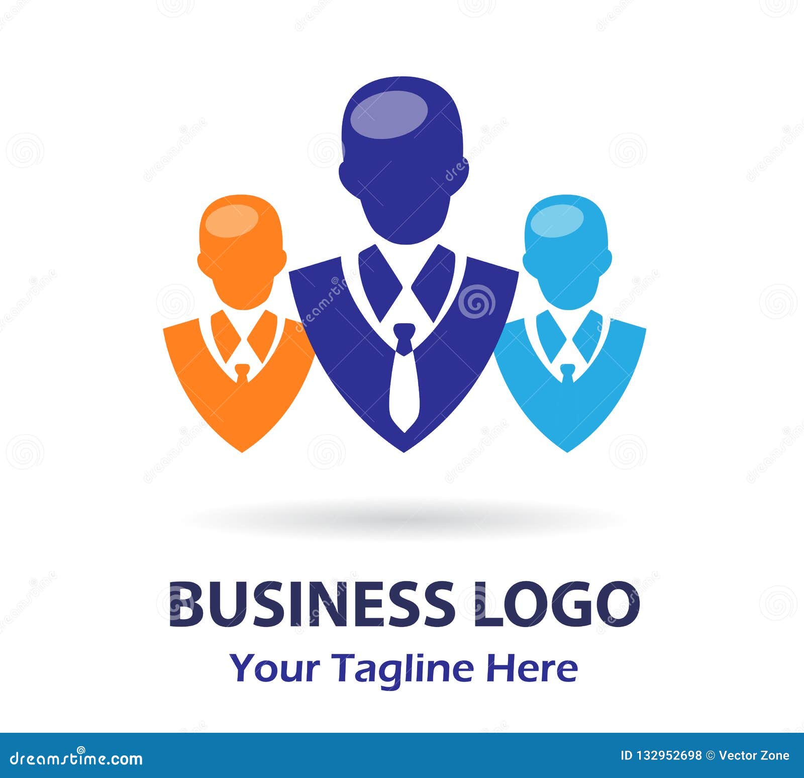 Business men logo stock vector. Illustration of male - 132952698