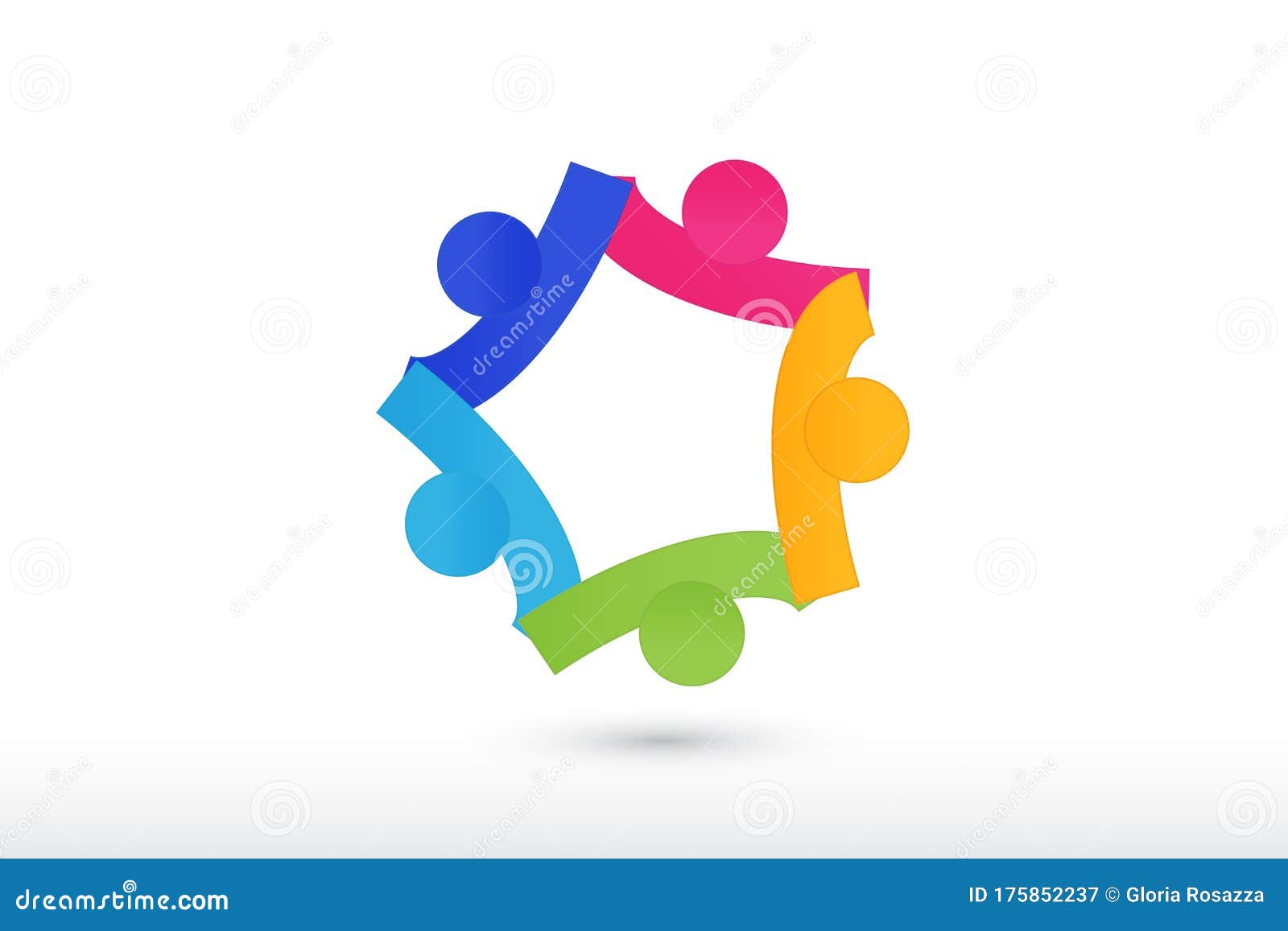 Collaboration People Join Hands Teamwork Cartoon Vector | CartoonDealer ... Collaboration People Join Hands Teamwork Cartoon Vector | CartoonDealer ...