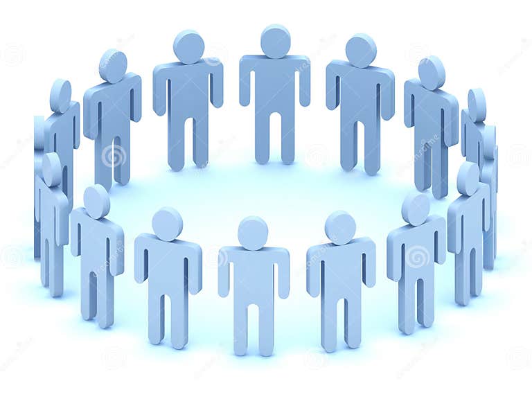 Logo Team of people stock illustration. Illustration of render - 1663683