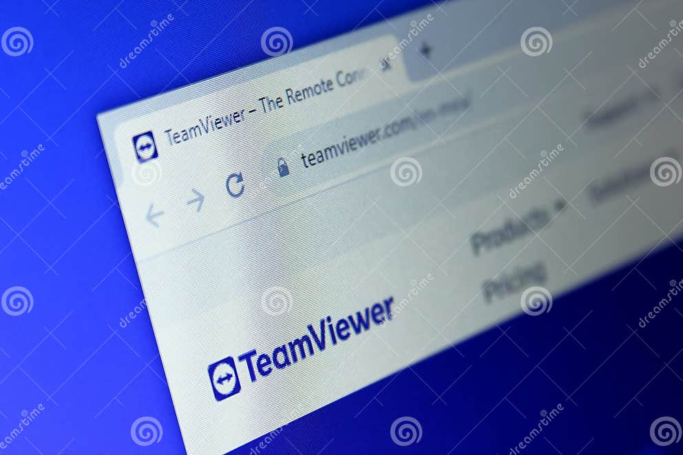 TeamViewer logo editorial image. Image of brands, commercial - 297054060