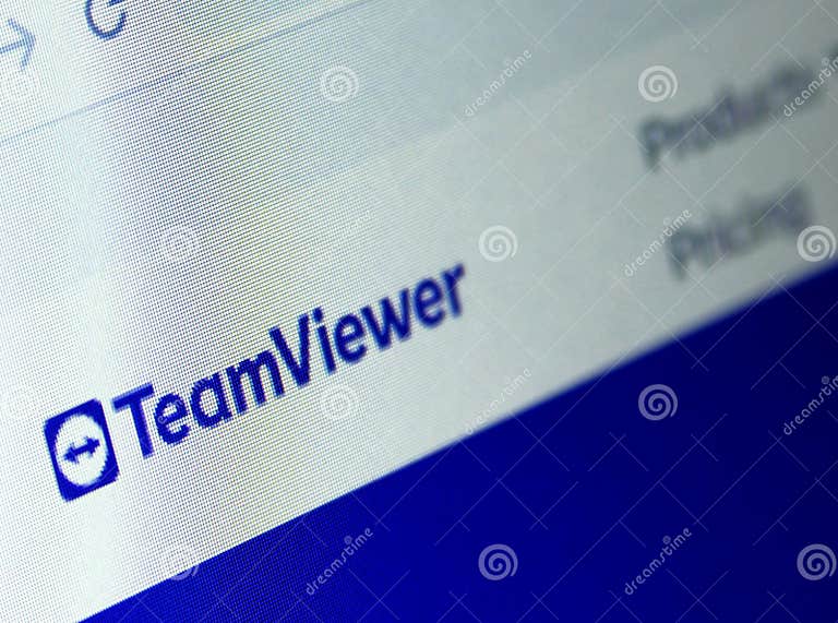 TeamViewer logo editorial image. Image of brand, remote - 297065100