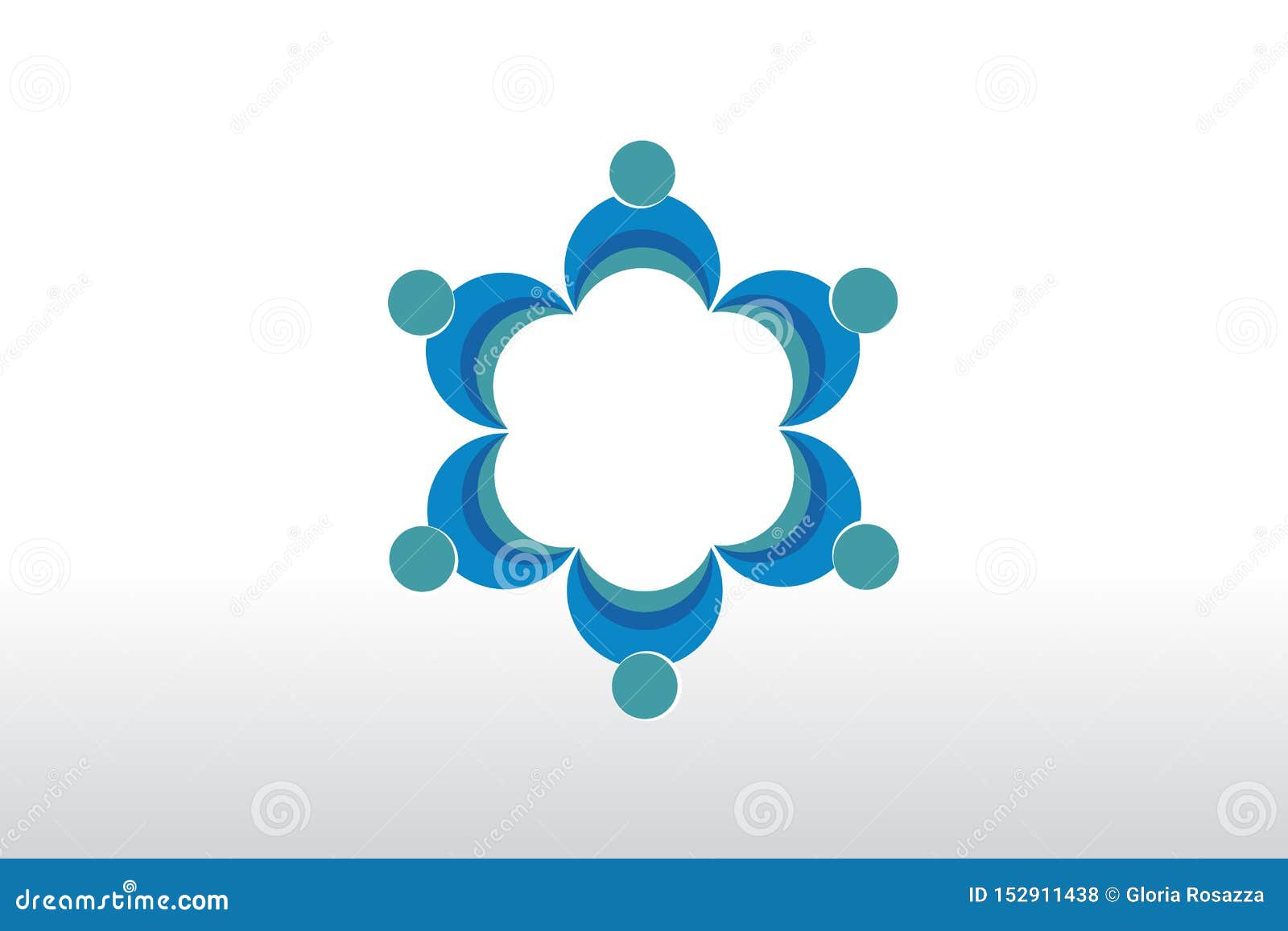 Logo Teamwork Business Unity People Stock Vector - Illustration of ...