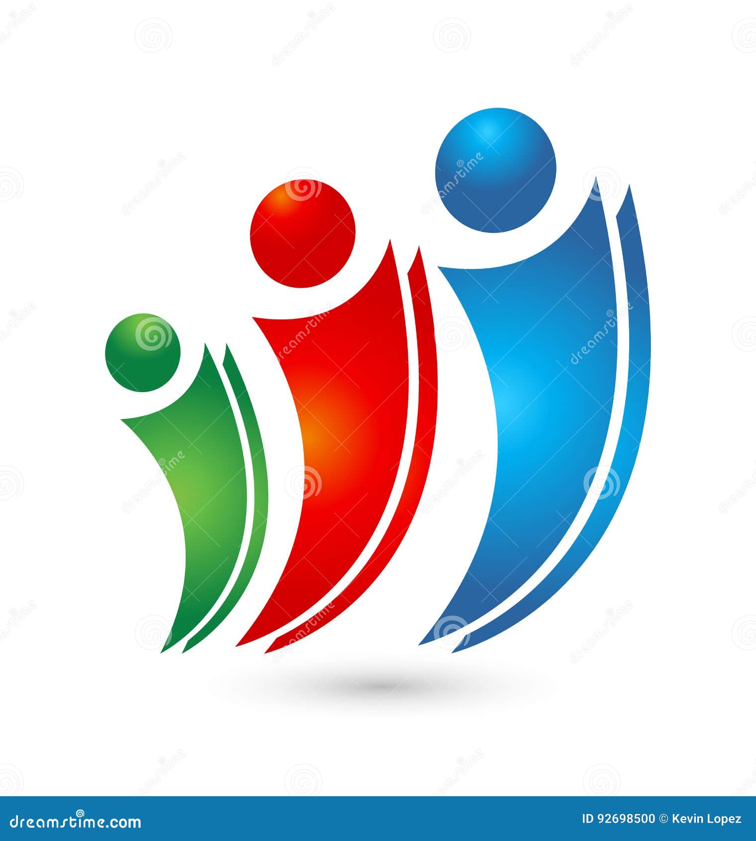 Logo Teamwork Family People Vector Stock Vector - Illustration of ...