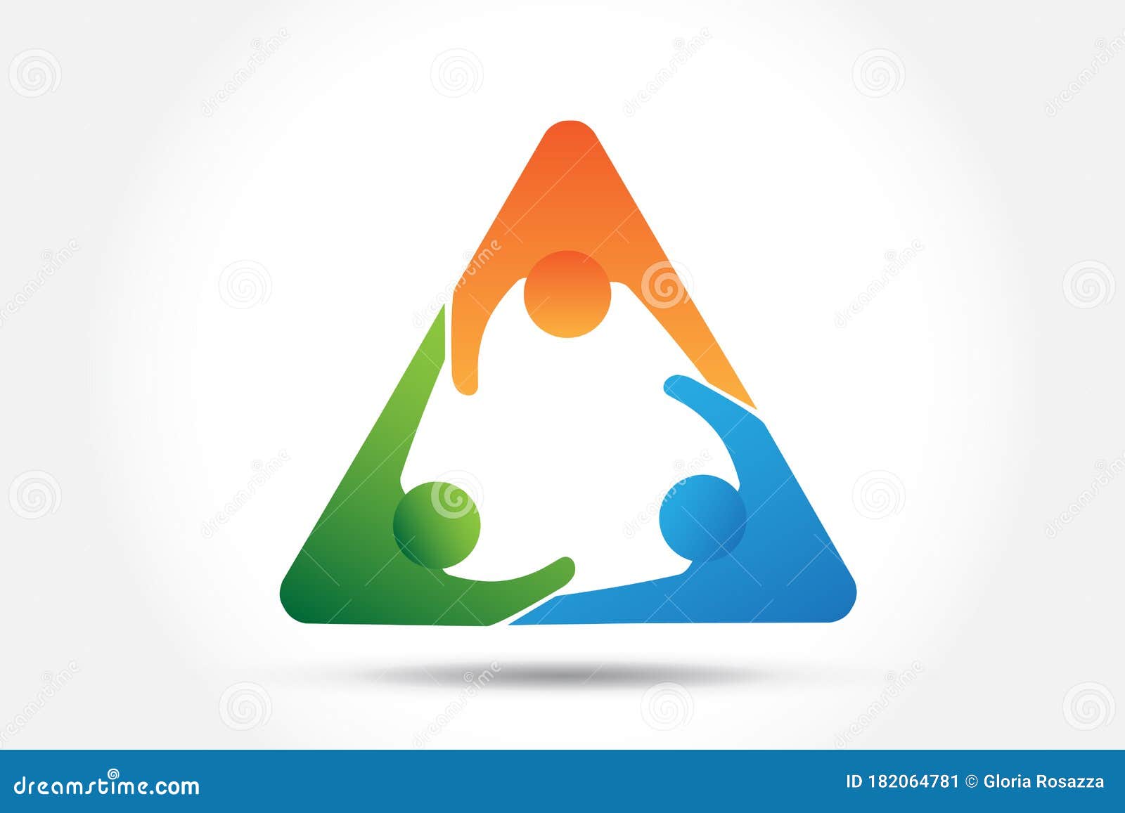 Logo Teamwork Unity People Vector Stock Vector - Illustration of ...