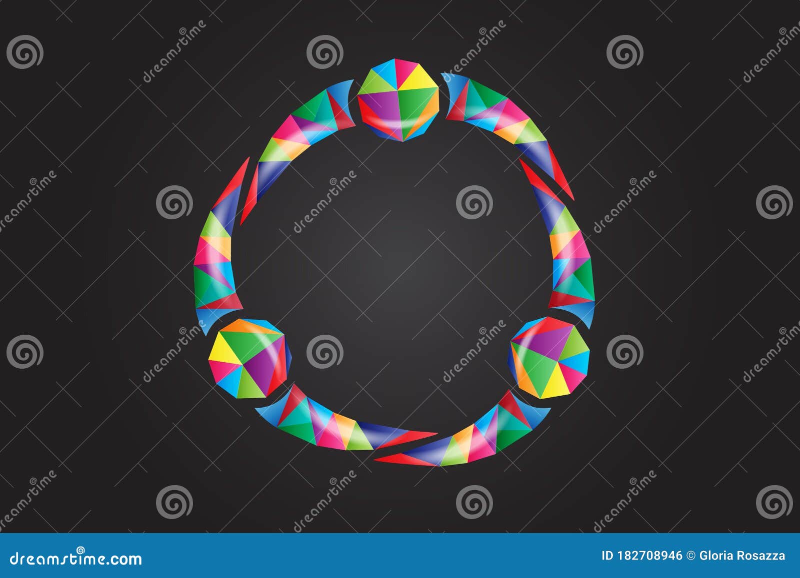 Logo Teamwork Trial People in a Hug Colorful Icon Stock Vector ...