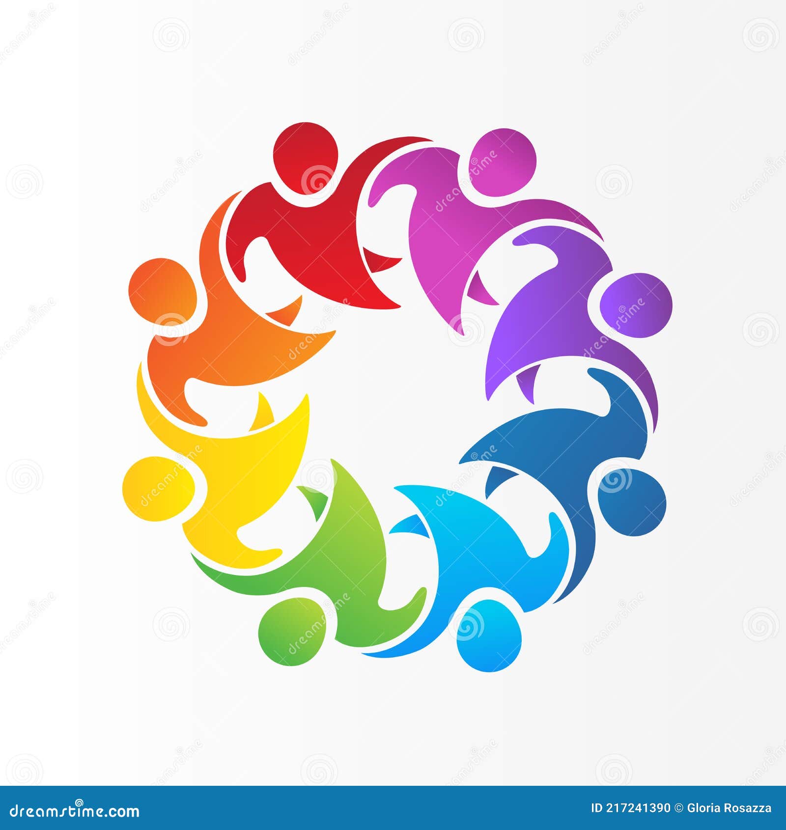 teamwork unity logo design