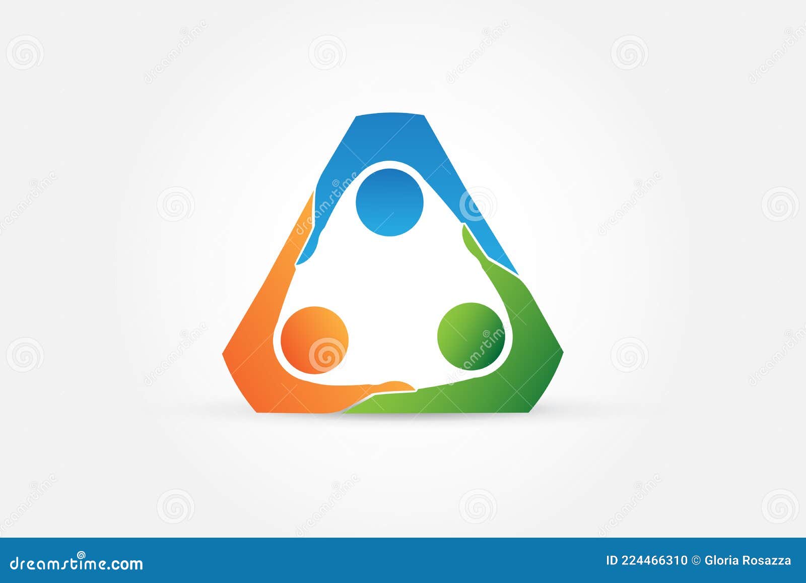 Unity Business Logo Cartoon Vector | CartoonDealer.com #90720351