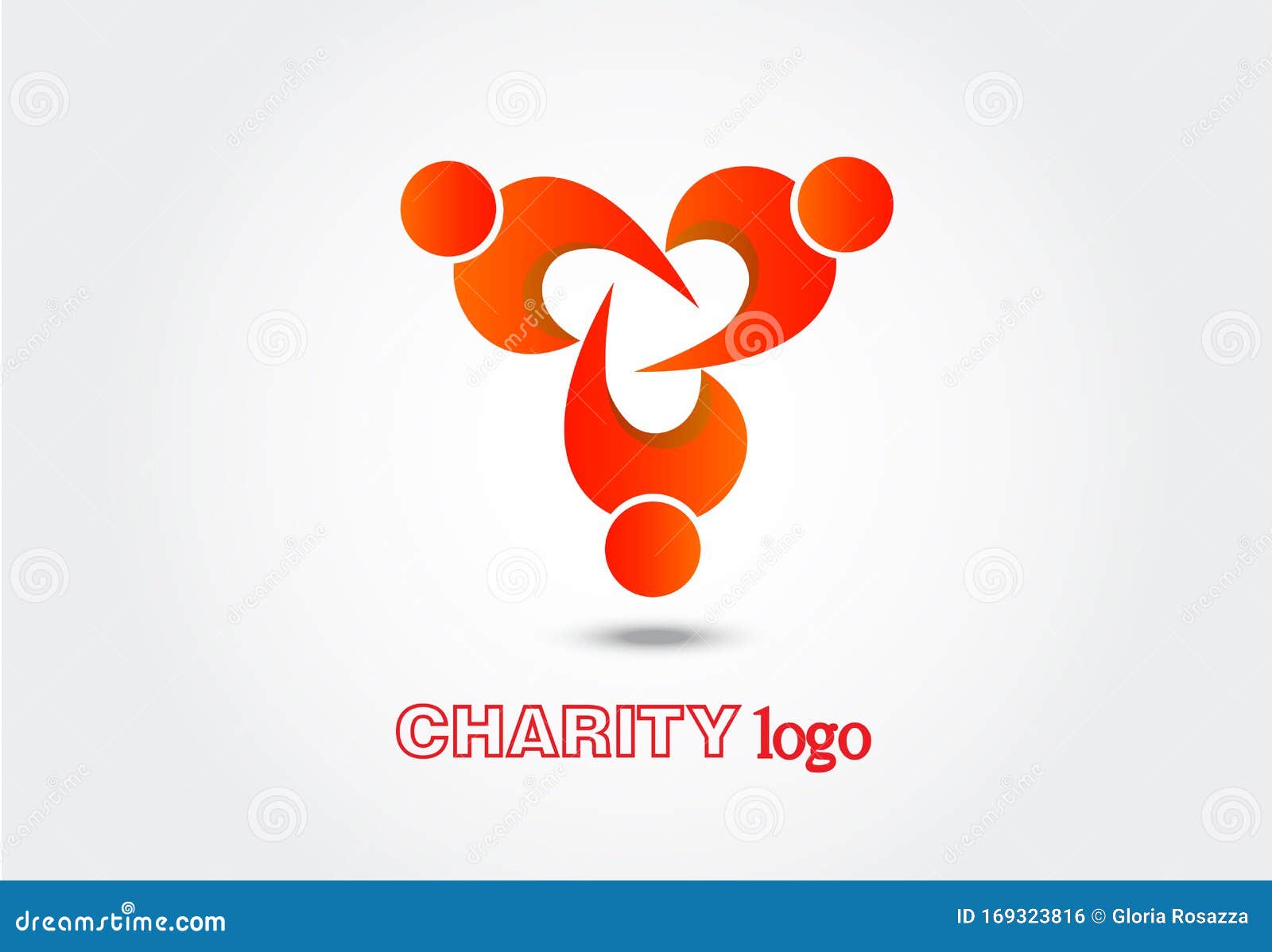 Logo Teamwork Unity Helping People Stock Vector - Illustration of ...