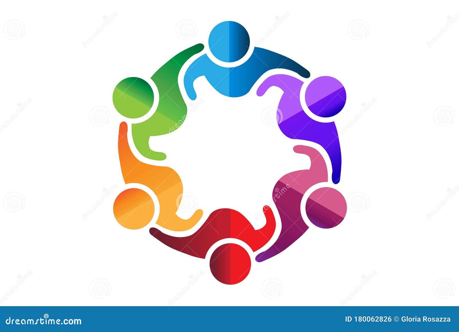 Logo Teamwork Unity Partners People Stock Vector - Illustration of ...