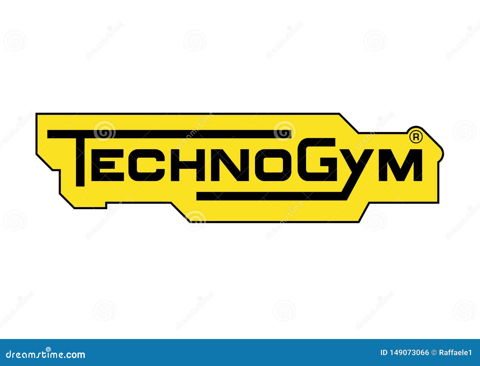 Logo TechnoGym Vector Illustration | CartoonDealer.com #149073066