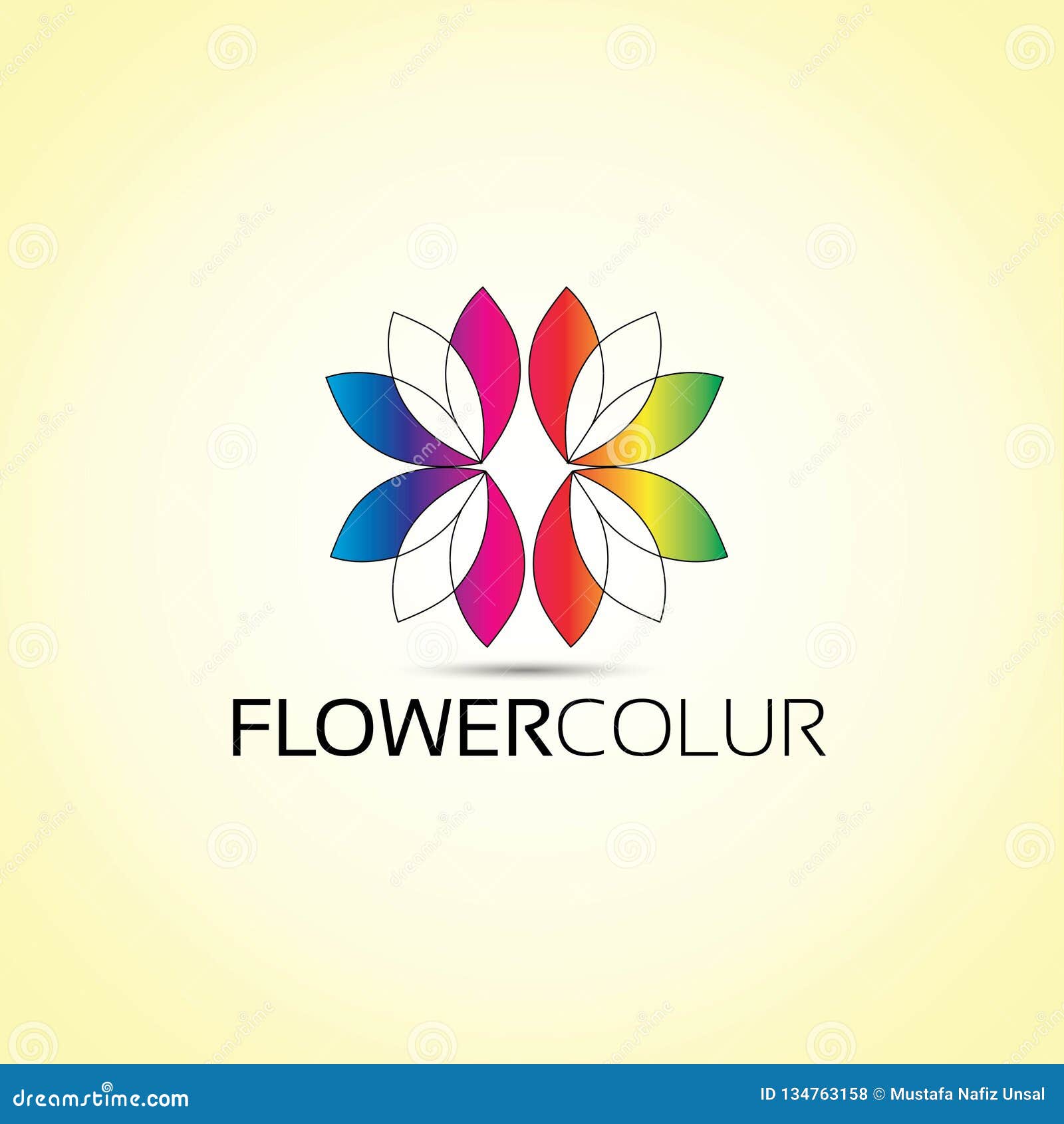 Flower Vector Design Logo stock illustration. Illustration of florist ...
