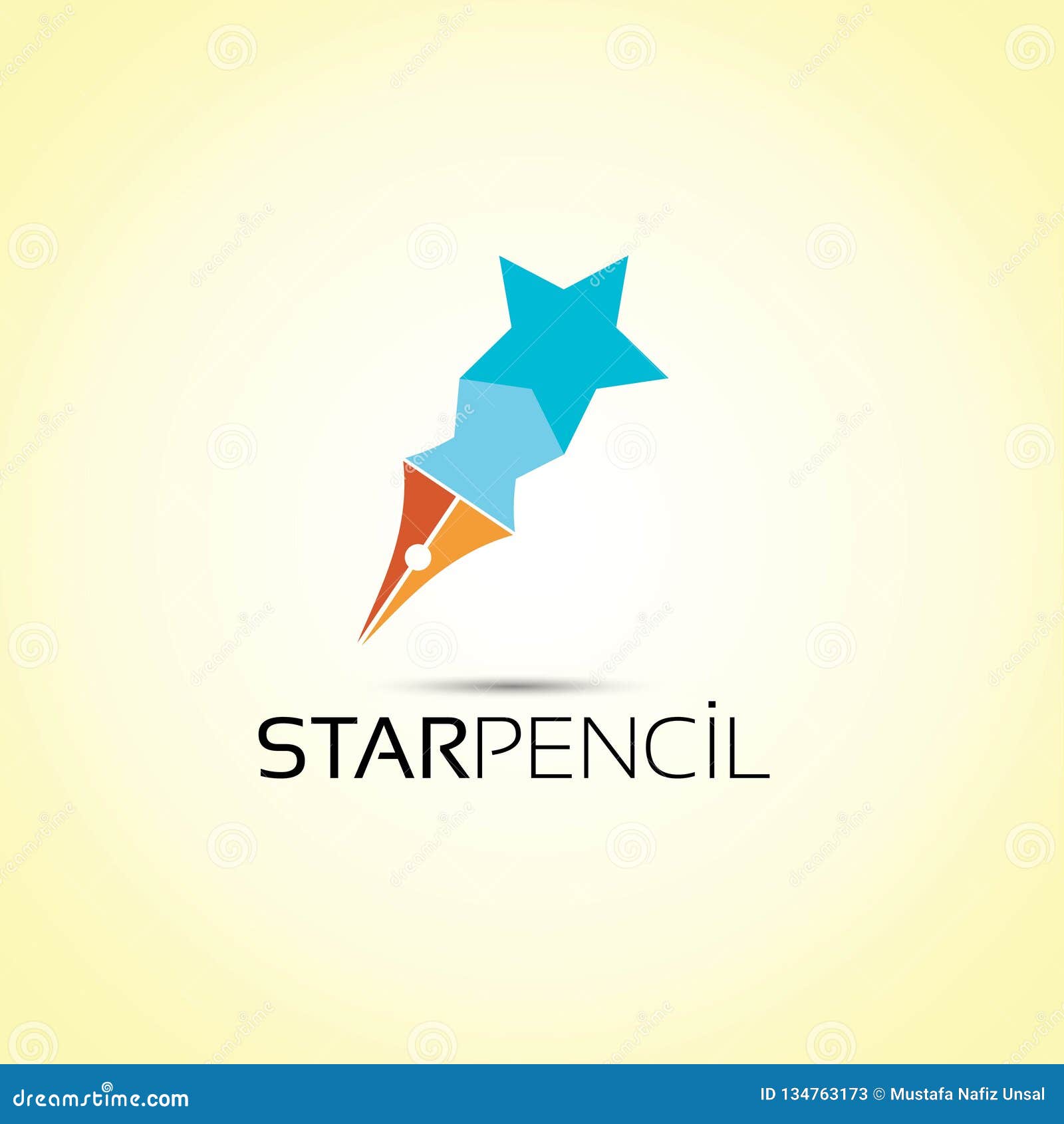 Star Pen Pencil Vector Logo Stock Illustration - Illustration of brand ...