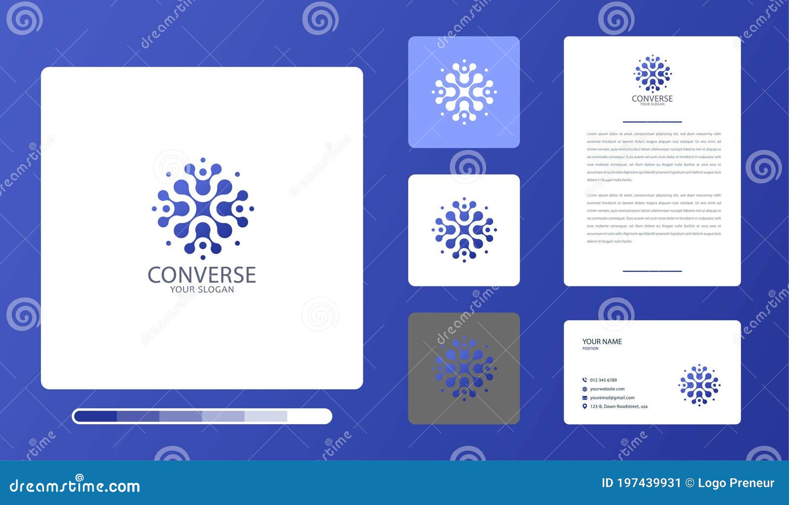 Illustration of Converse Logo Design Stock Vector - Illustration of ...