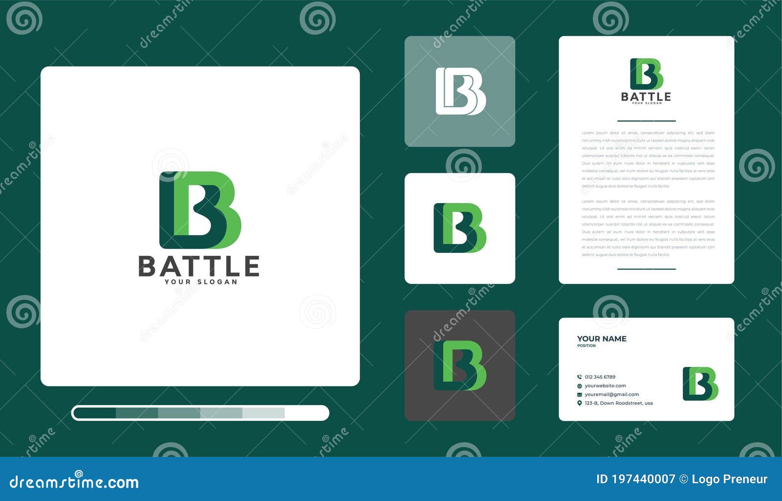 Illustration of Battle Logo Design Stock Vector - Illustration of ...