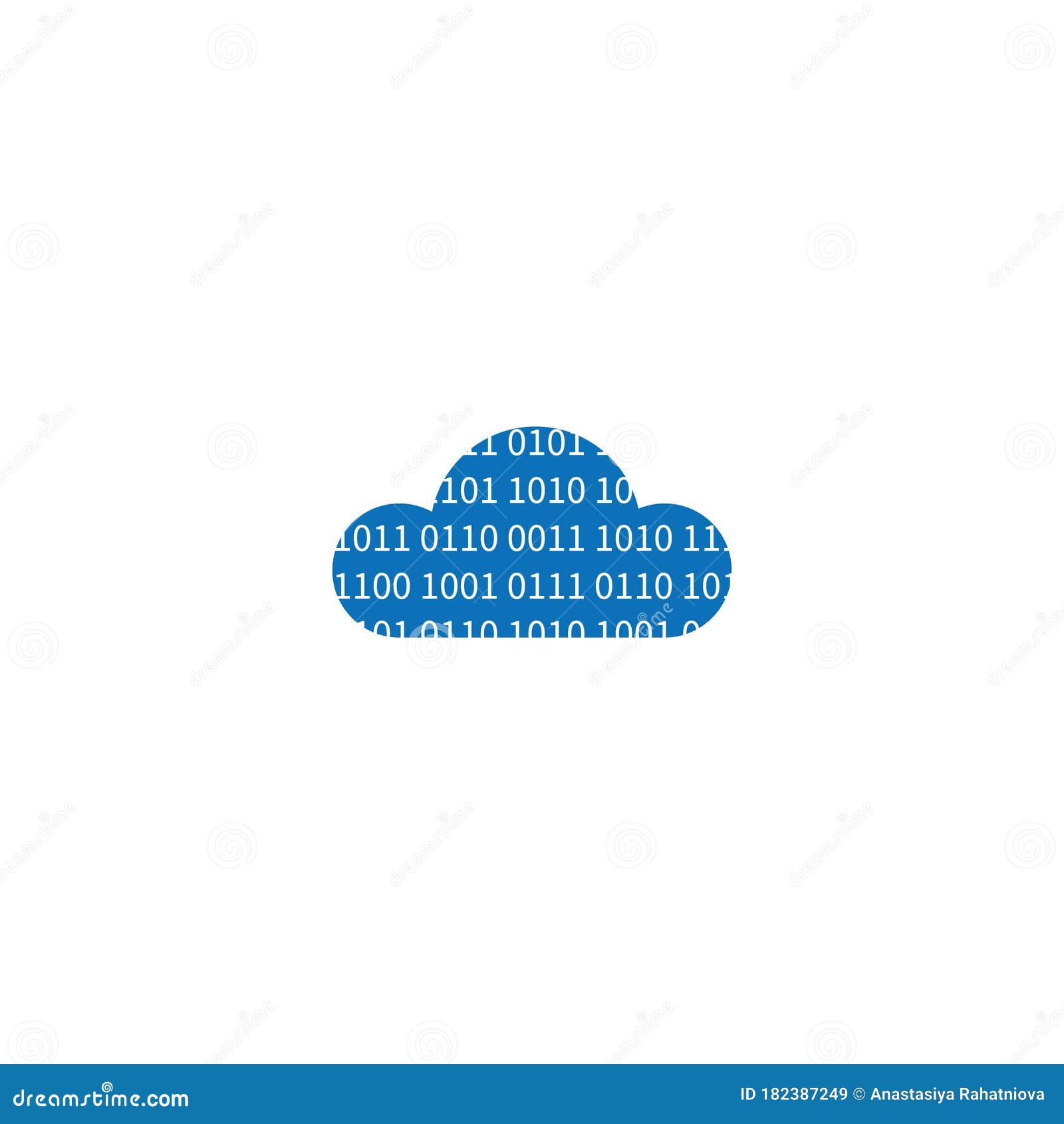 Logo Template Cloud Service Computing Vector Illustration Stock Vector ...