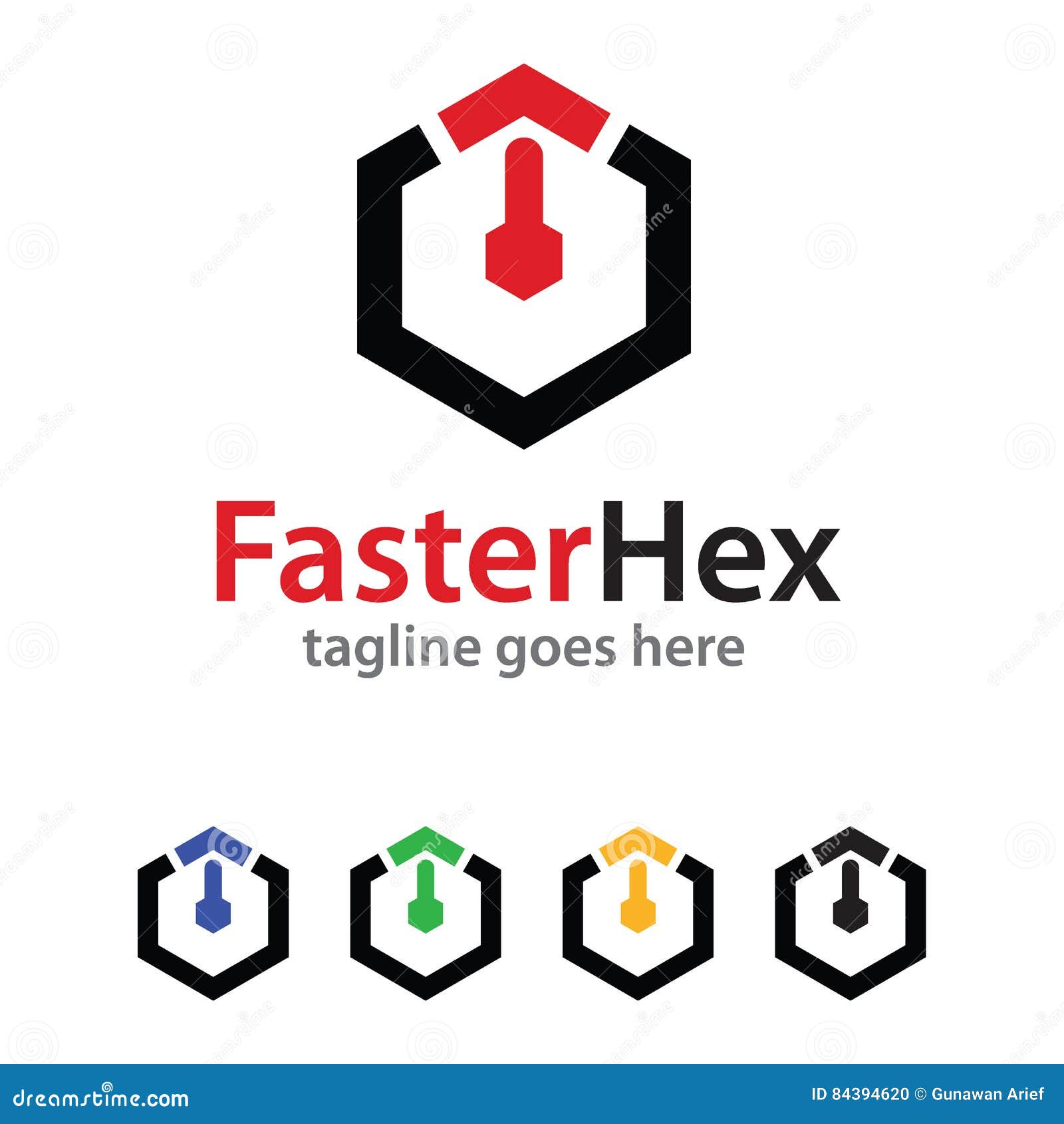 Logo Template Design Vector Plus Rapide Illustration de Vecteur ...