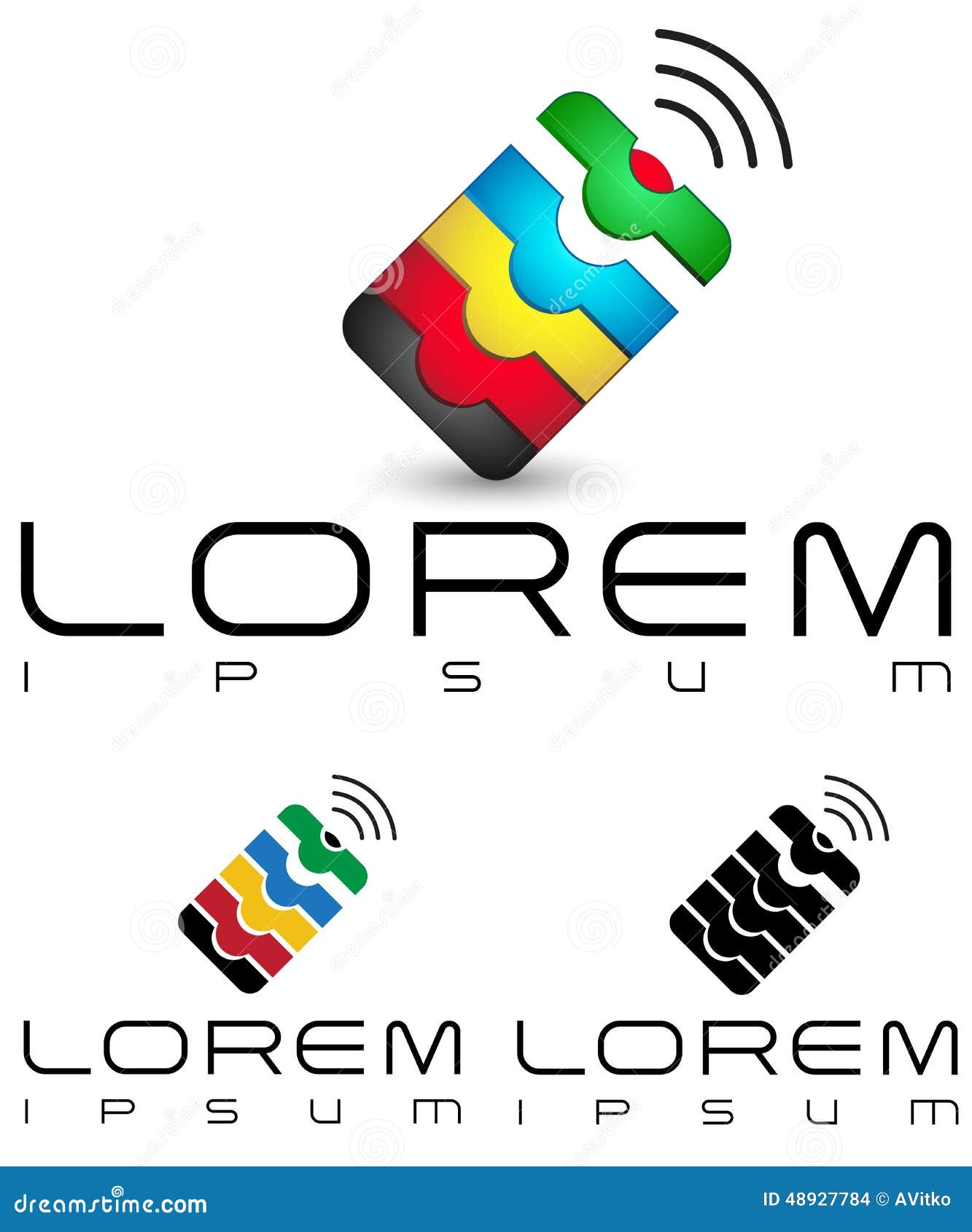 Logo Template, Electronics, Remote Controlling Stock Vector ...