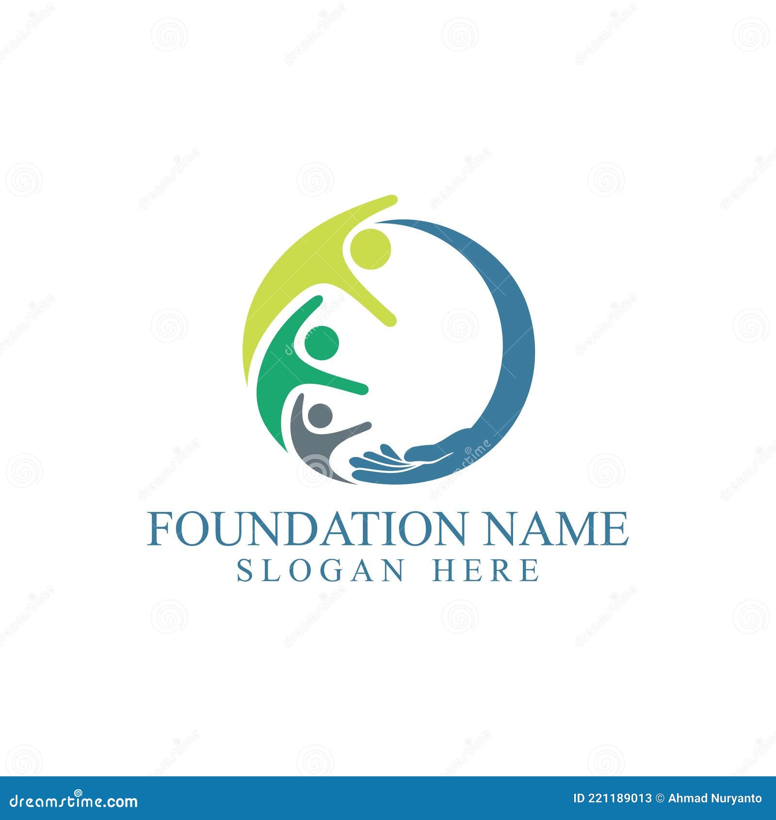 Foundation theme stock vector. Illustration of caregraphic - 221189013