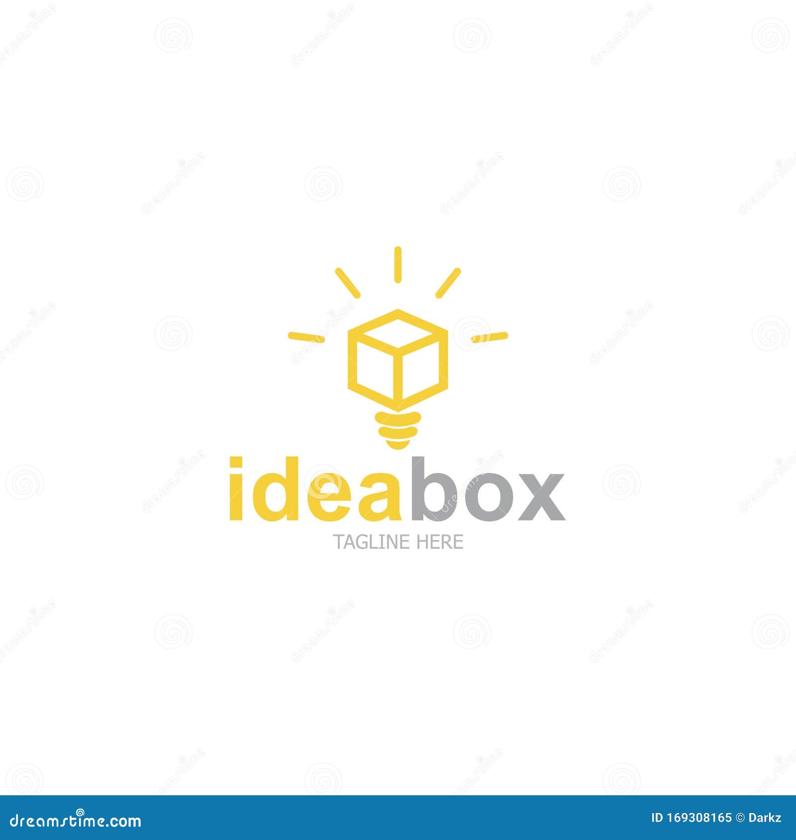 Logo template Idea box stock illustration. Illustration of identity ...