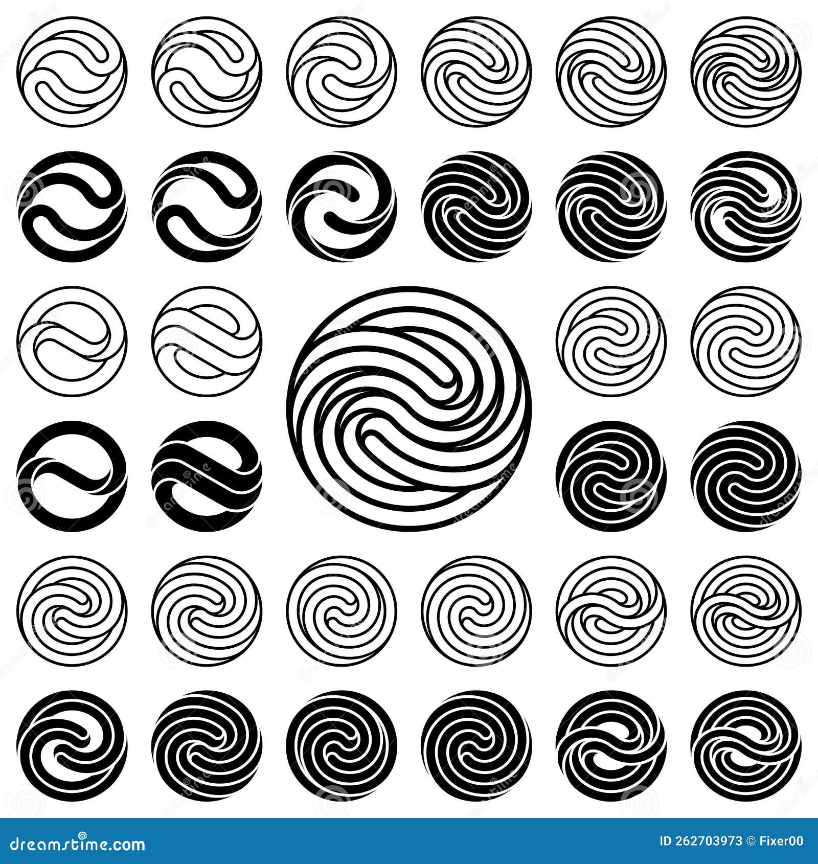 Logo Template stock vector. Illustration of decorative - 262703973