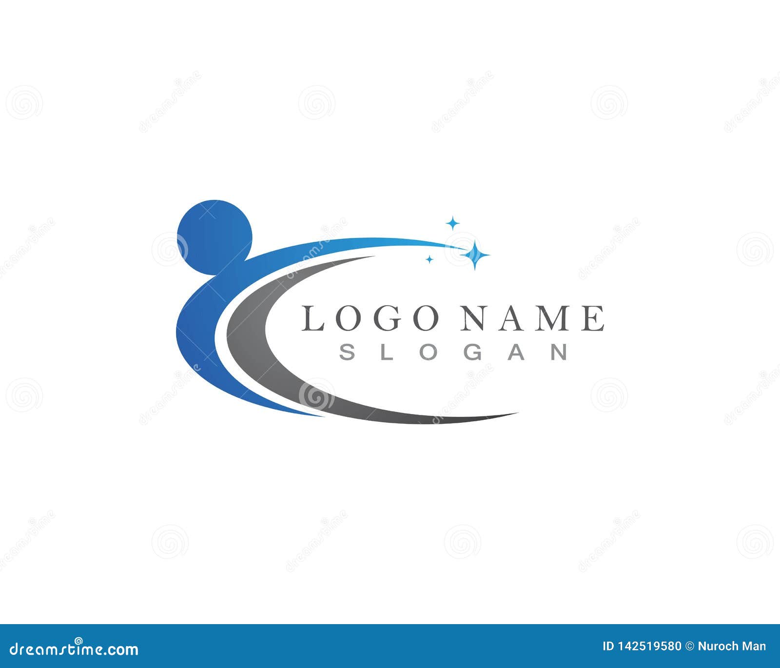 Logo Template - Successful People Stock Illustration - Illustration of ...