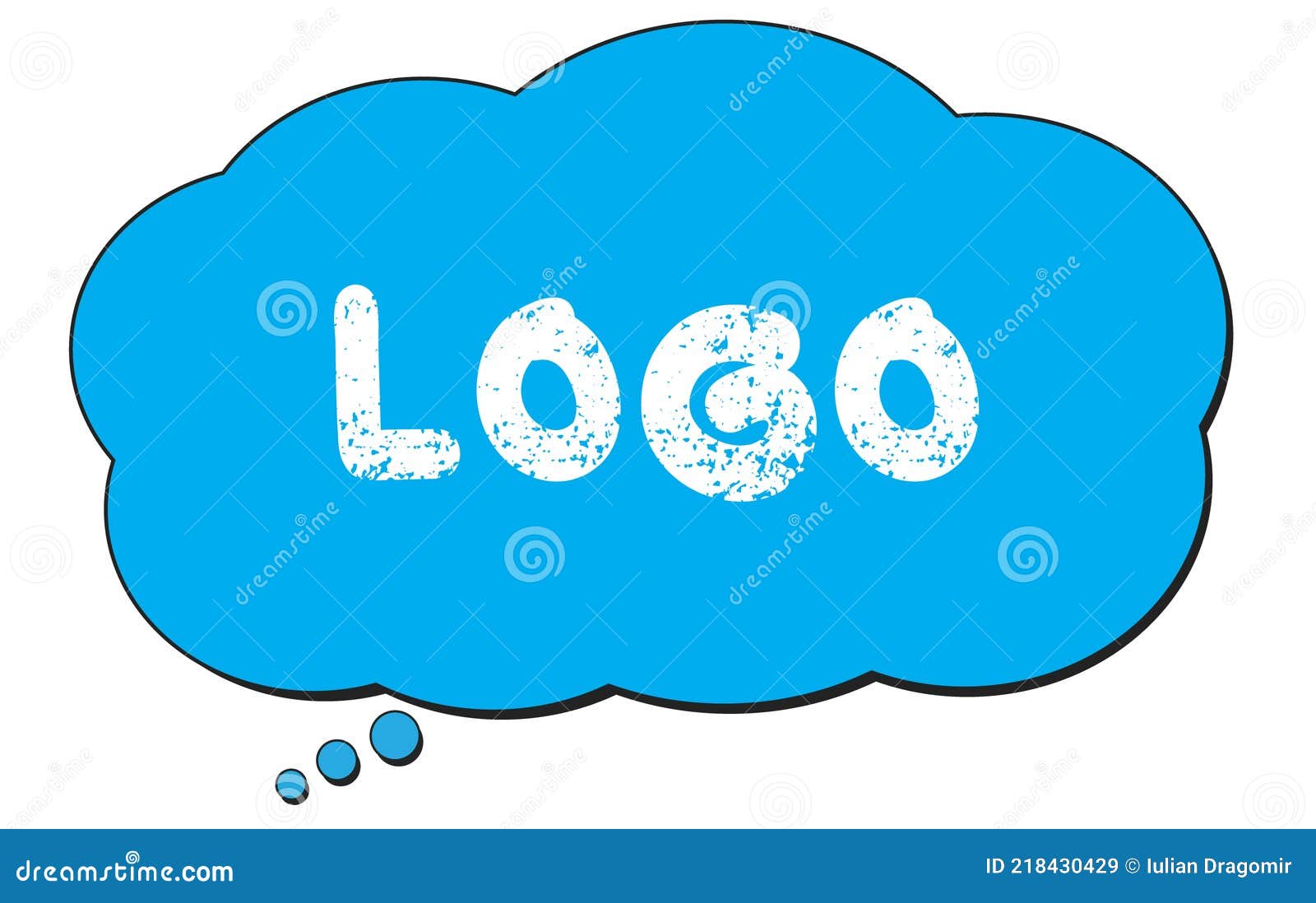 Logo Of Thought.Human Brain Logo. Vector Illustration | CartoonDealer ...