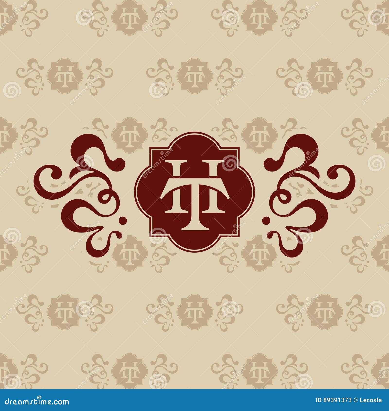 Logo TH Letter Business Card Stock Illustration - Illustration of ...