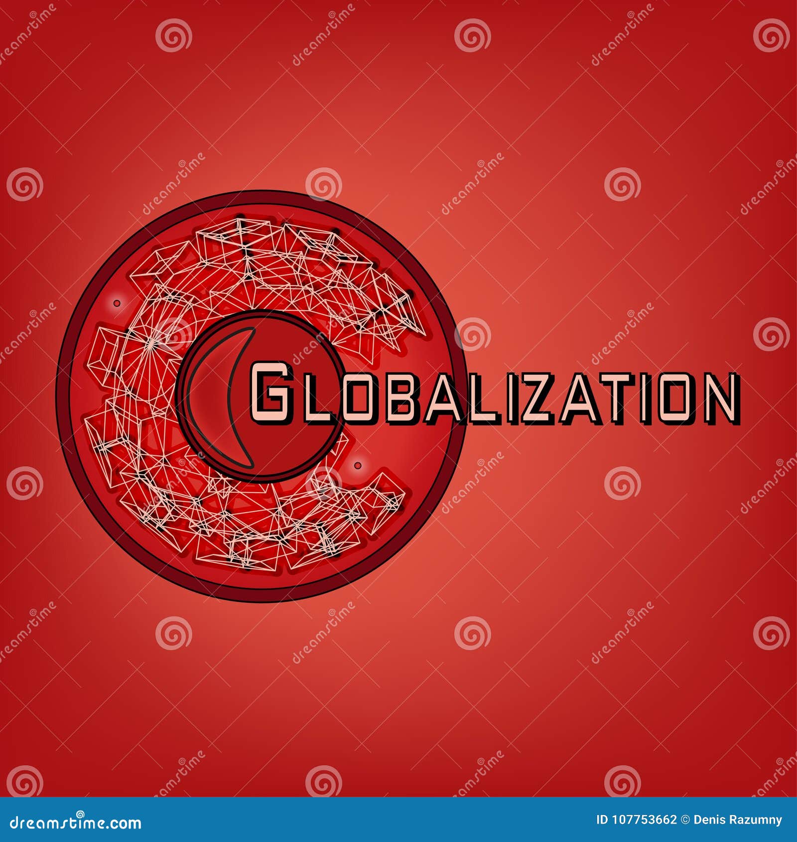 The Logo on the Theme of Globalization Well, or Any of Your Option in ...