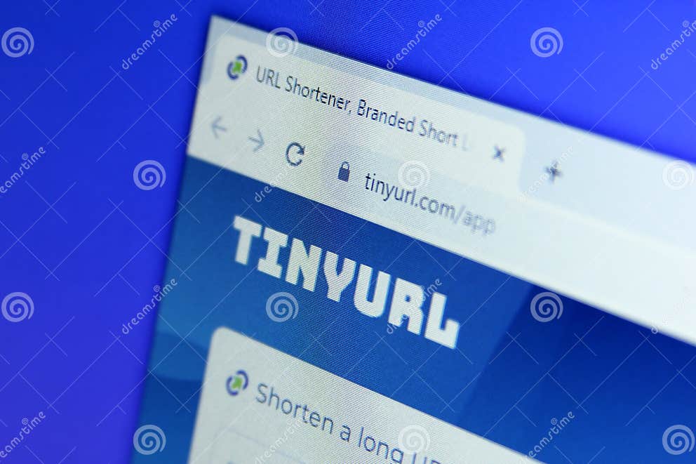TinyURL URL Shortening Service Editorial Stock Image - Image of logo, links: 296740764